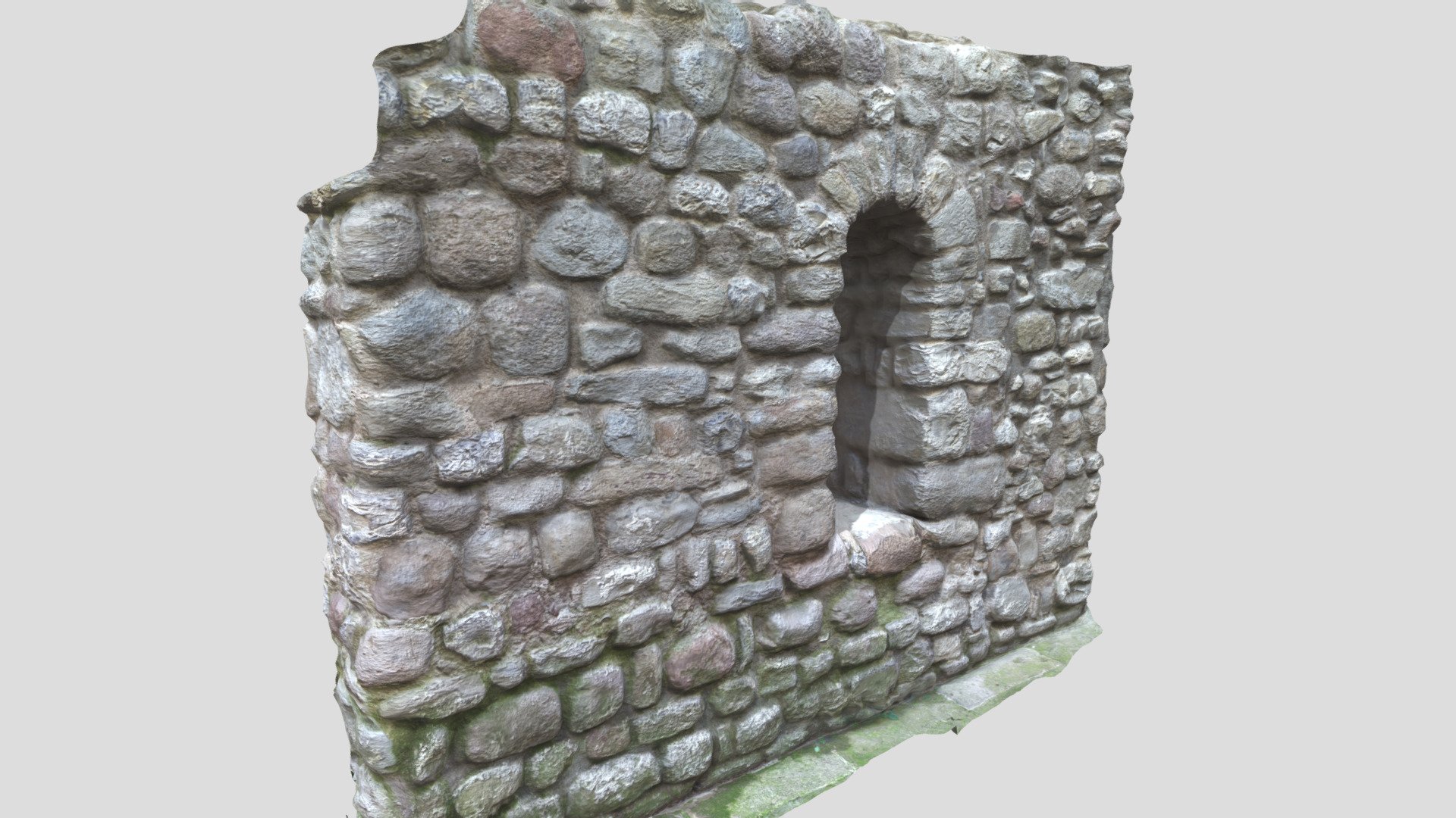 Castle Wall - Download Free 3D model by slls666 [f7b2f0a] - Sketchfab