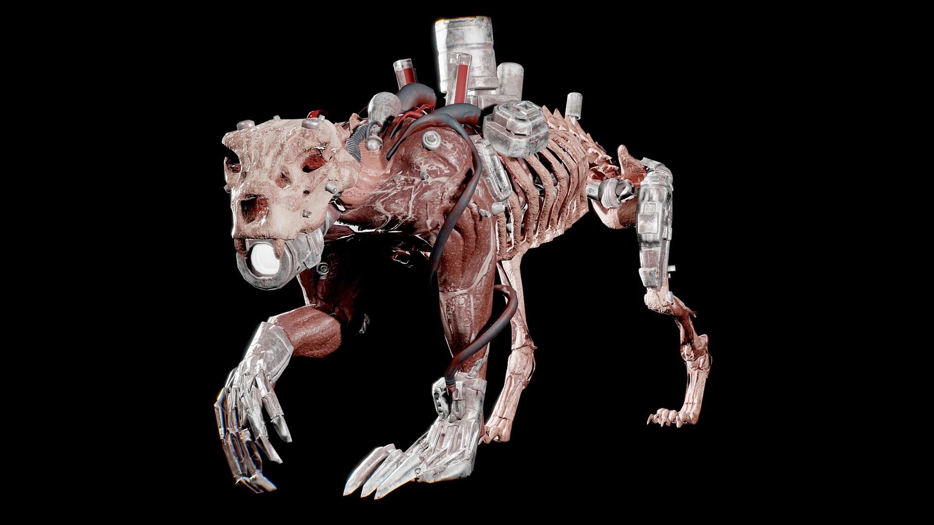3D Creature Design - Cyberdemon - 3D model by cam (@ashok_rst) [f7b46cc ...