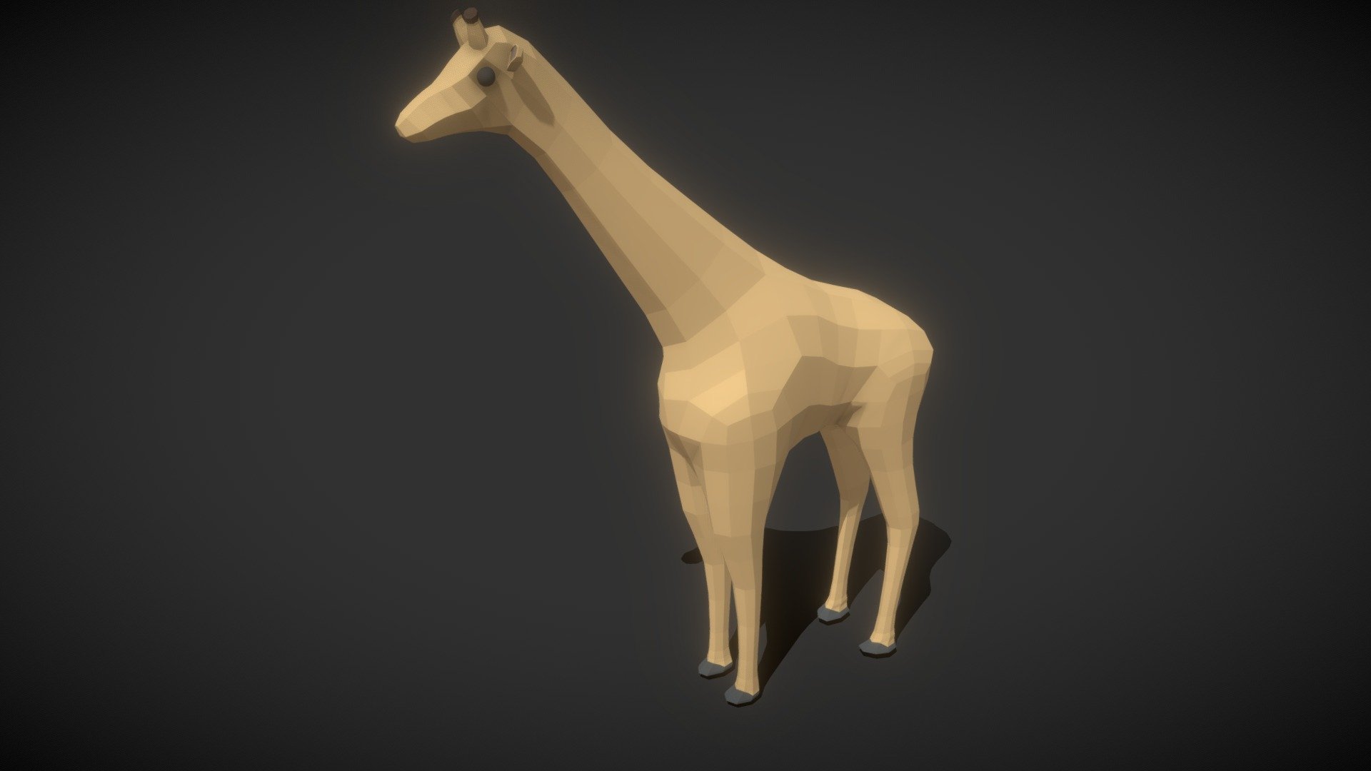 Low Poly Giraffe - Download Free 3D model by Dylan (@DylanSpin ...