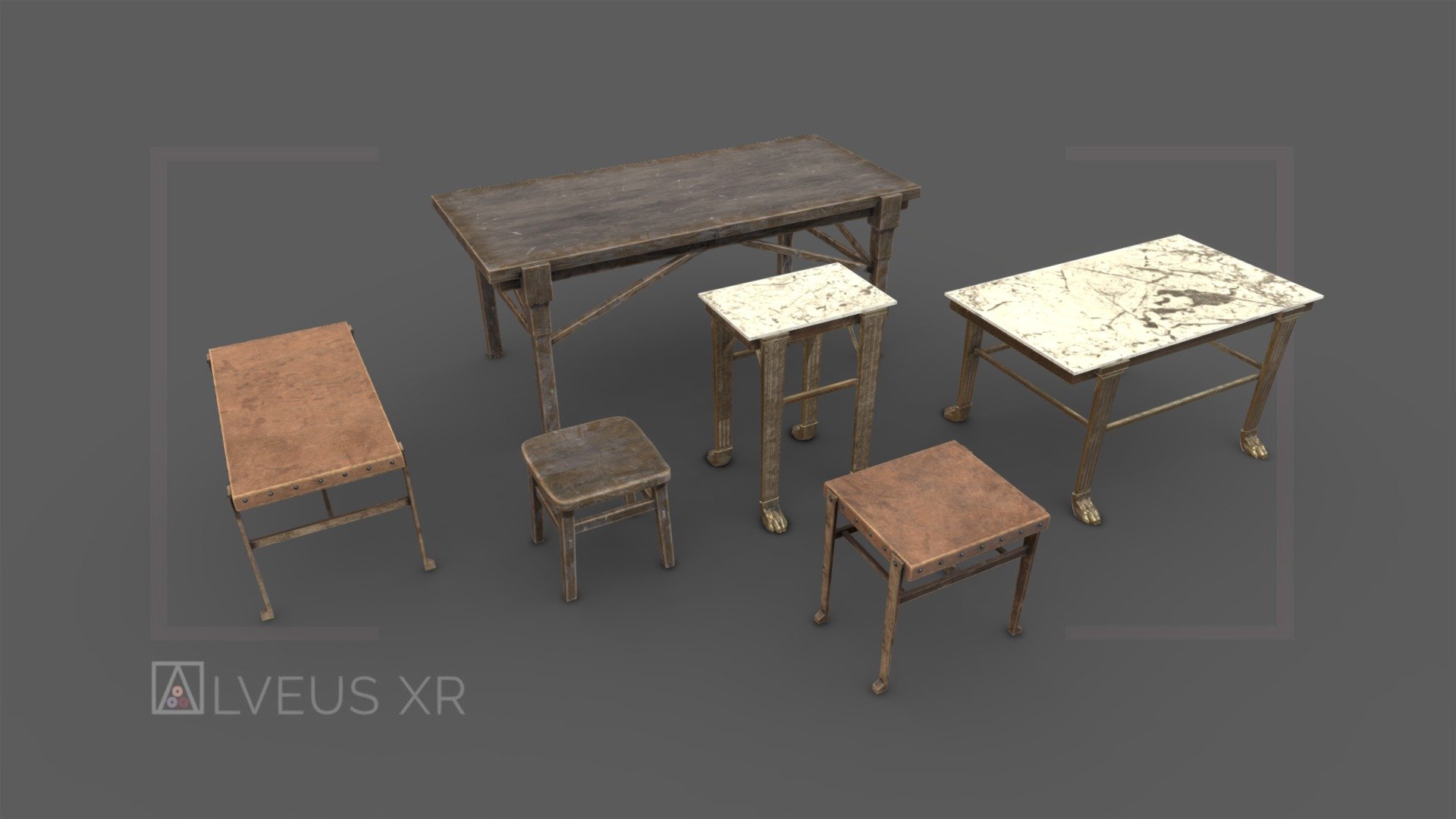 Mesas romanas | Roman Tables - Buy Royalty Free 3D model by AlveusXR ...