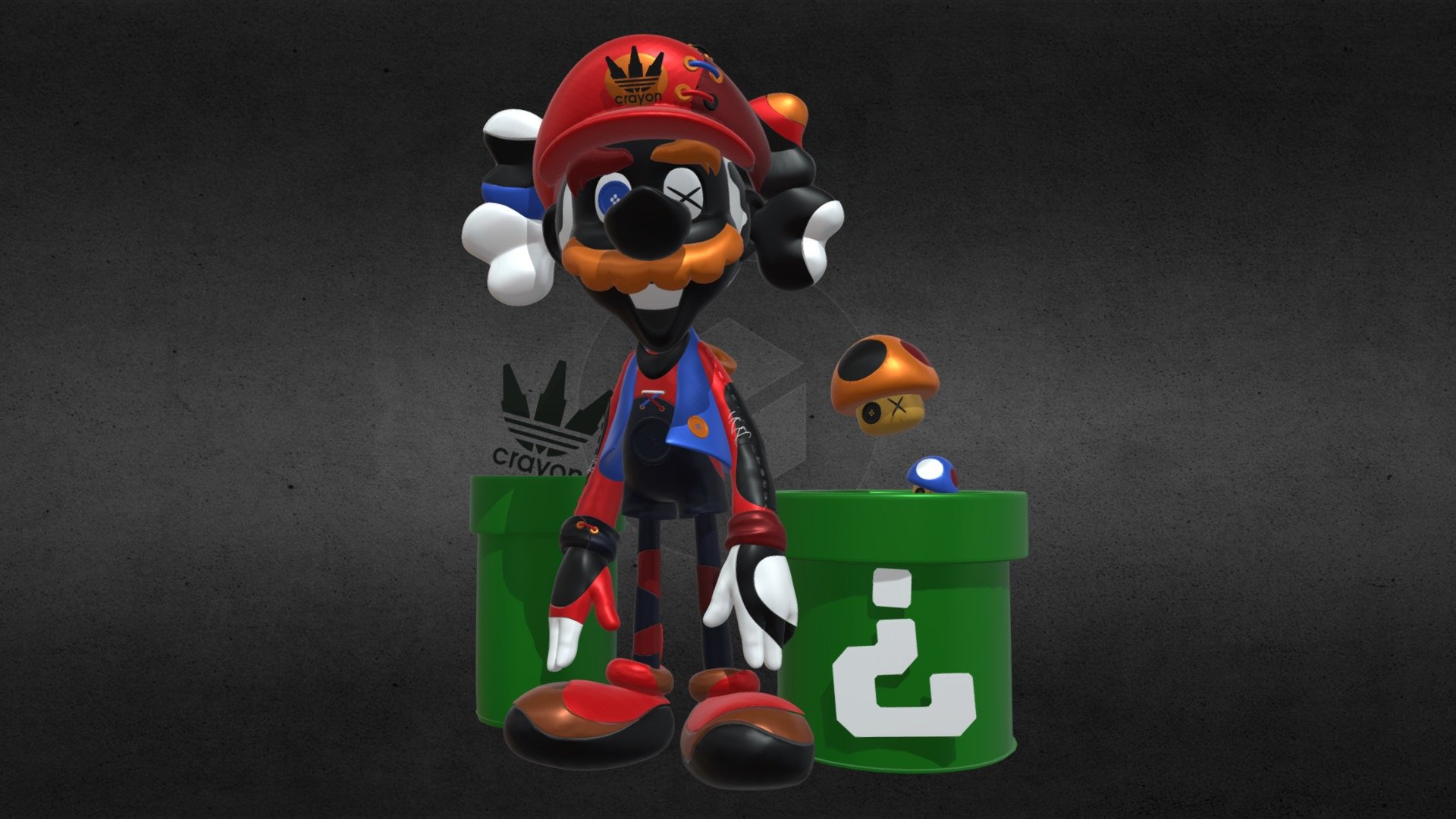 Mario new - 3D model by Broken Crayons 🖍 Experience (@BROKENCRAYON ...