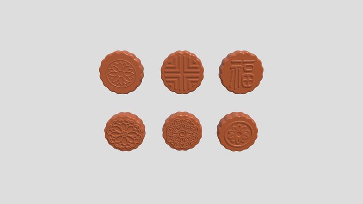 Mooncake 3D models - Sketchfab