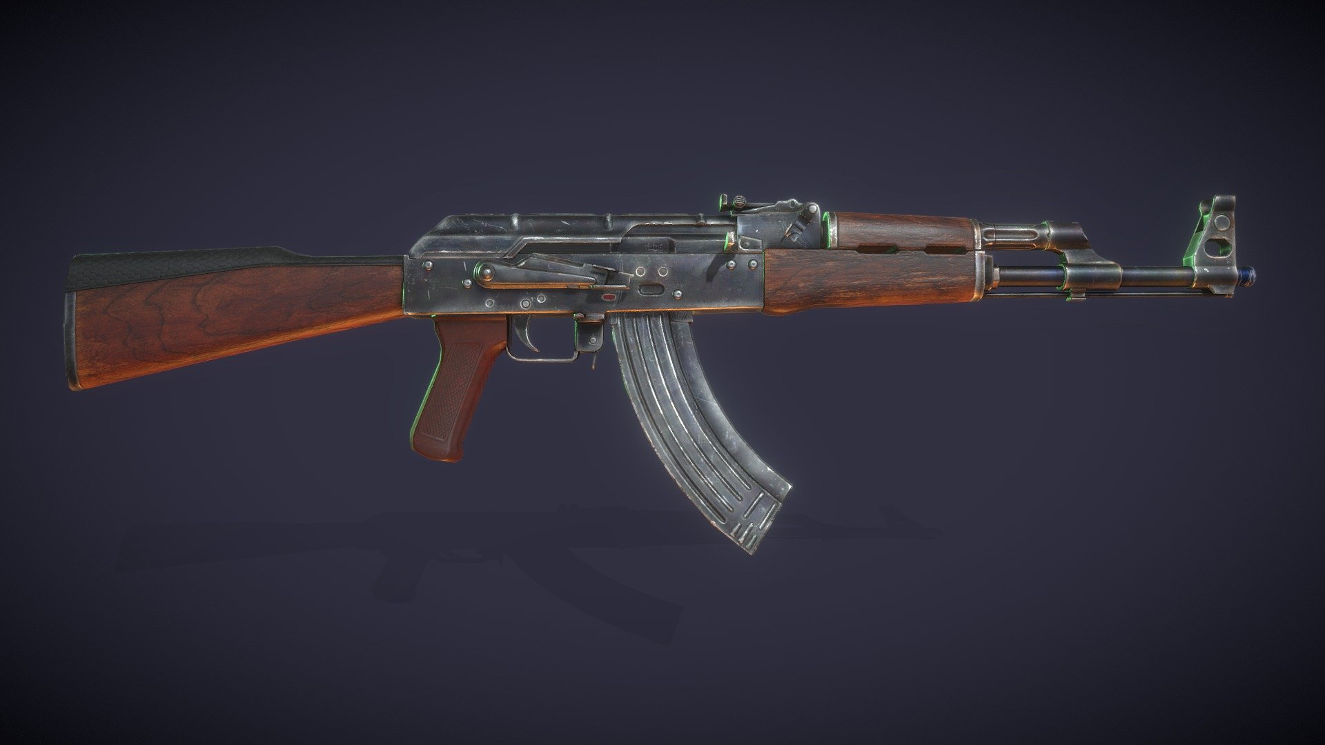 Apocalypse Weapons: Assault Rifle - Buy Royalty Free 3D model by ...