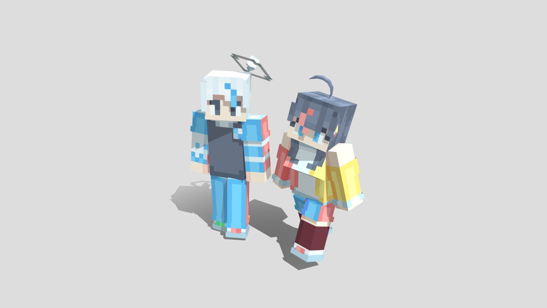 Duo base - 3D model by Blocky_Vani [f7ba6e7] - Sketchfab