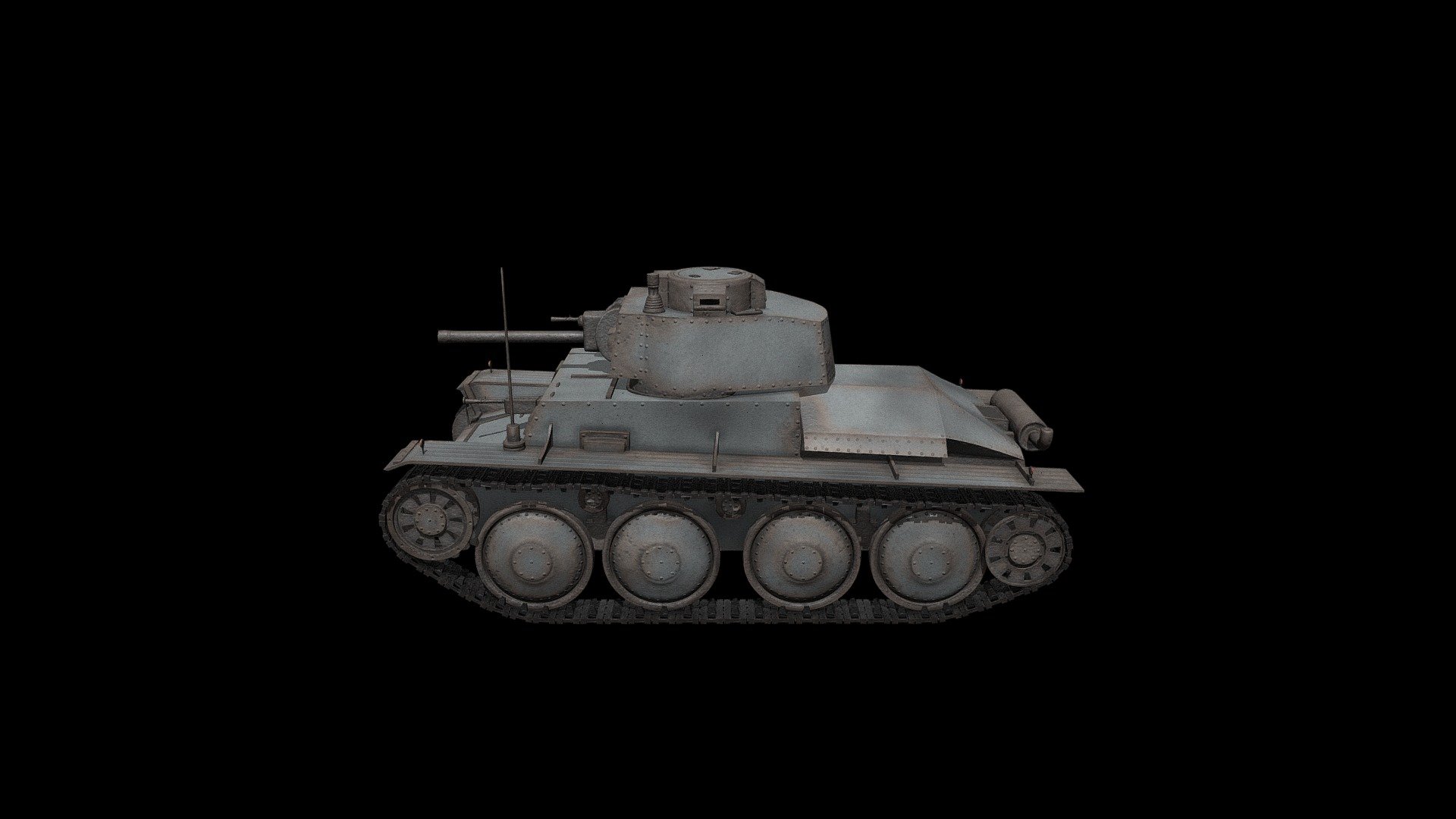 Panzerkampfwagen 38 | LT vz.38 | PZ-38t - 3D model by XxRxX [f7bc57e ...