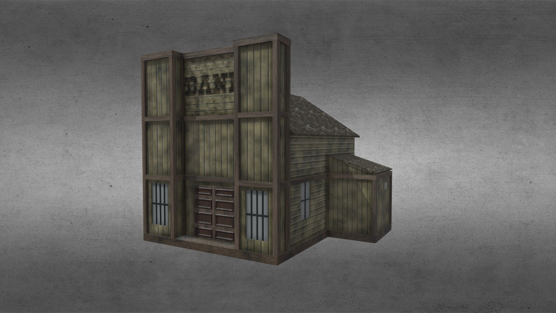 Bank from Old West - Download Free 3D model by LucasPresoto [f7bebf6 ...