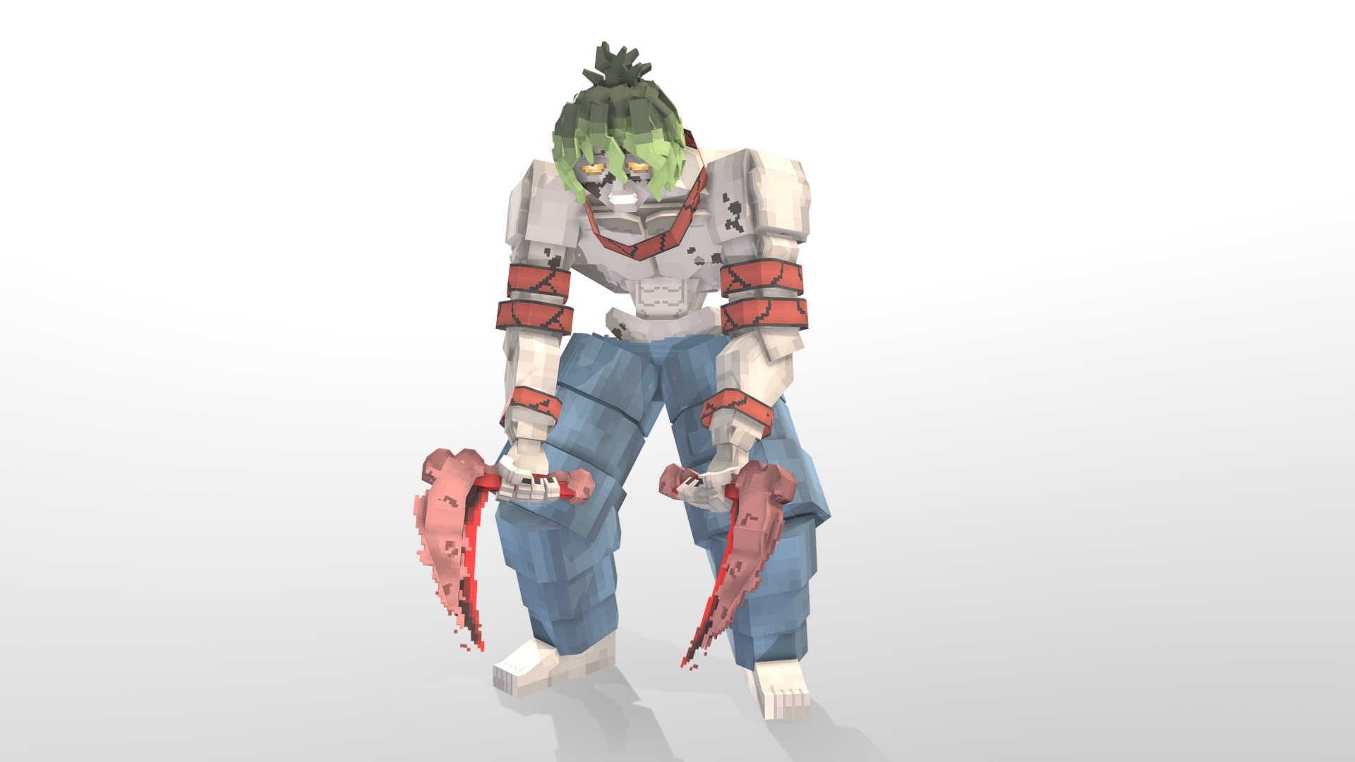 [ FREE ] Demon Slayer : Gyutaro - Download Free 3D model by iJUNE ...