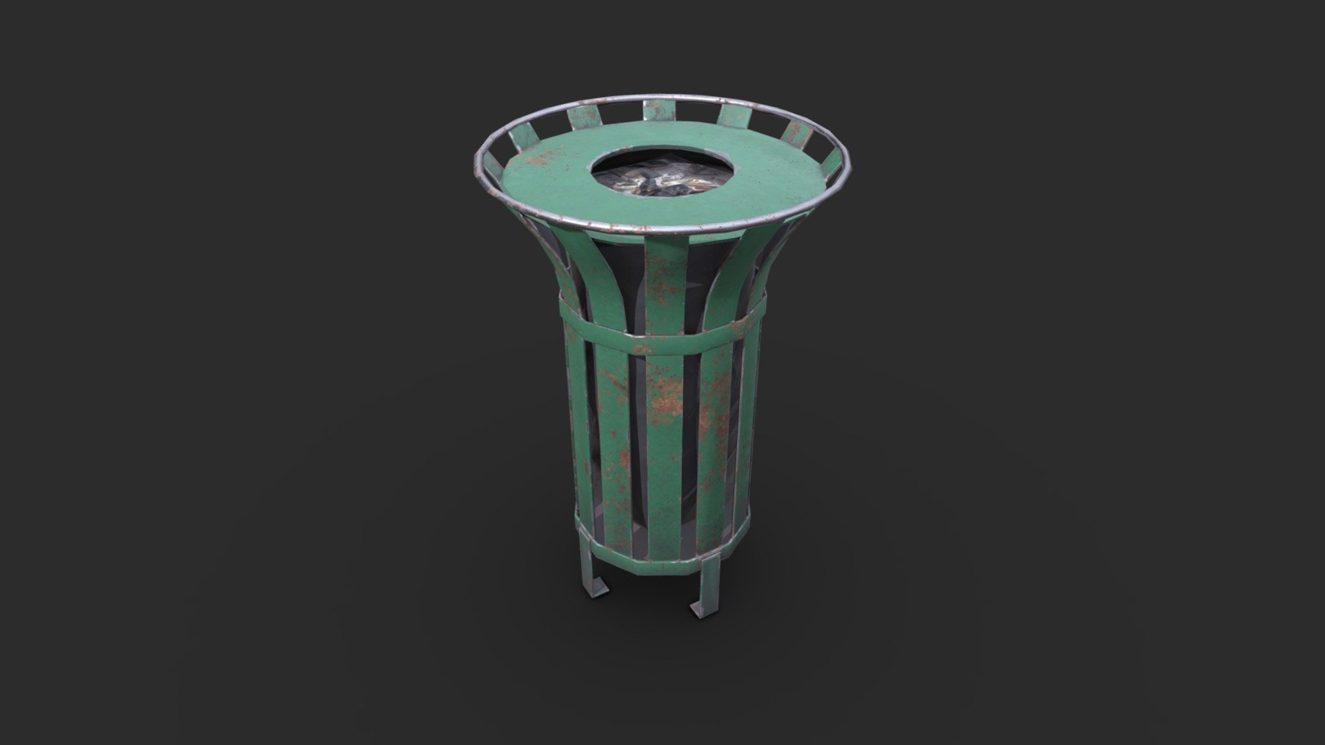 Street Trash Bin - Buy Royalty Free 3D model by KangaroOz 3D ...