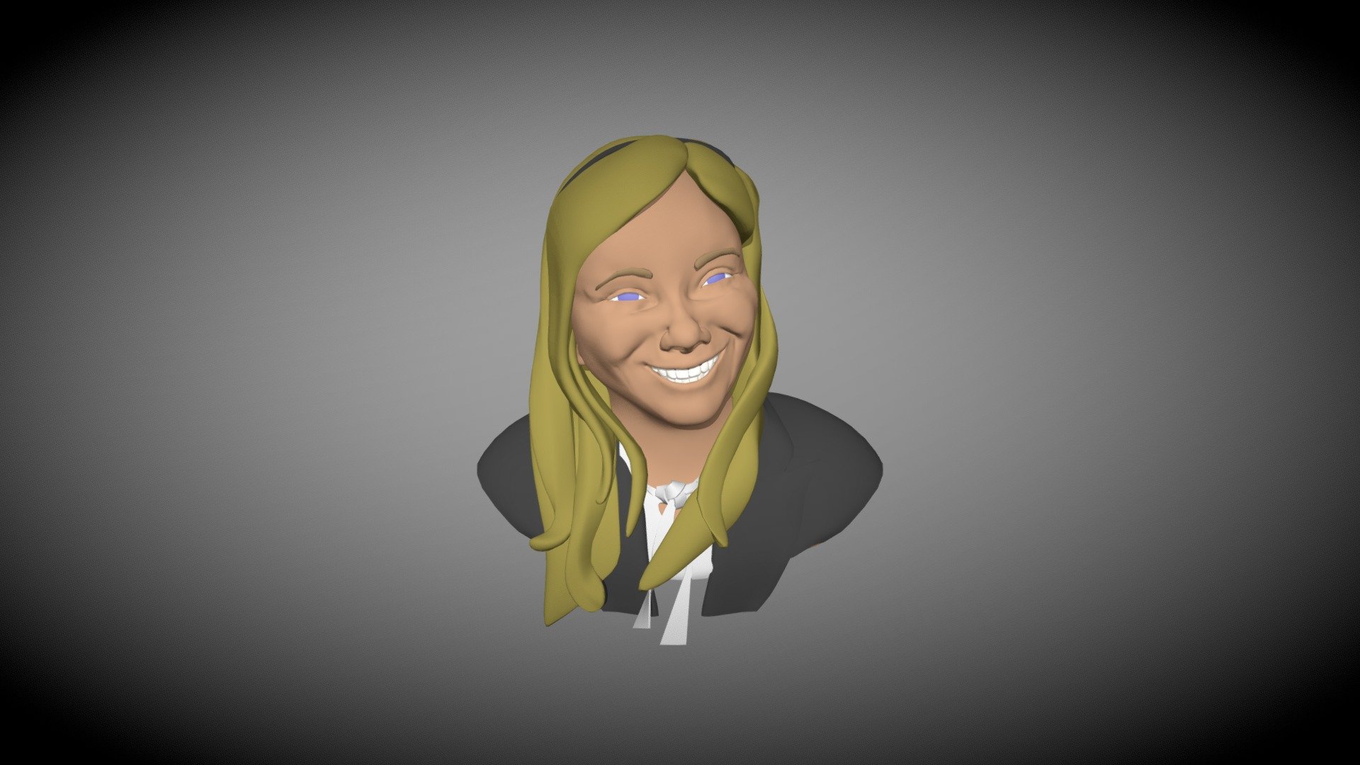 Self-Portrait Untextured - 3D model by Annie (@afurtner) [f7bf37a ...
