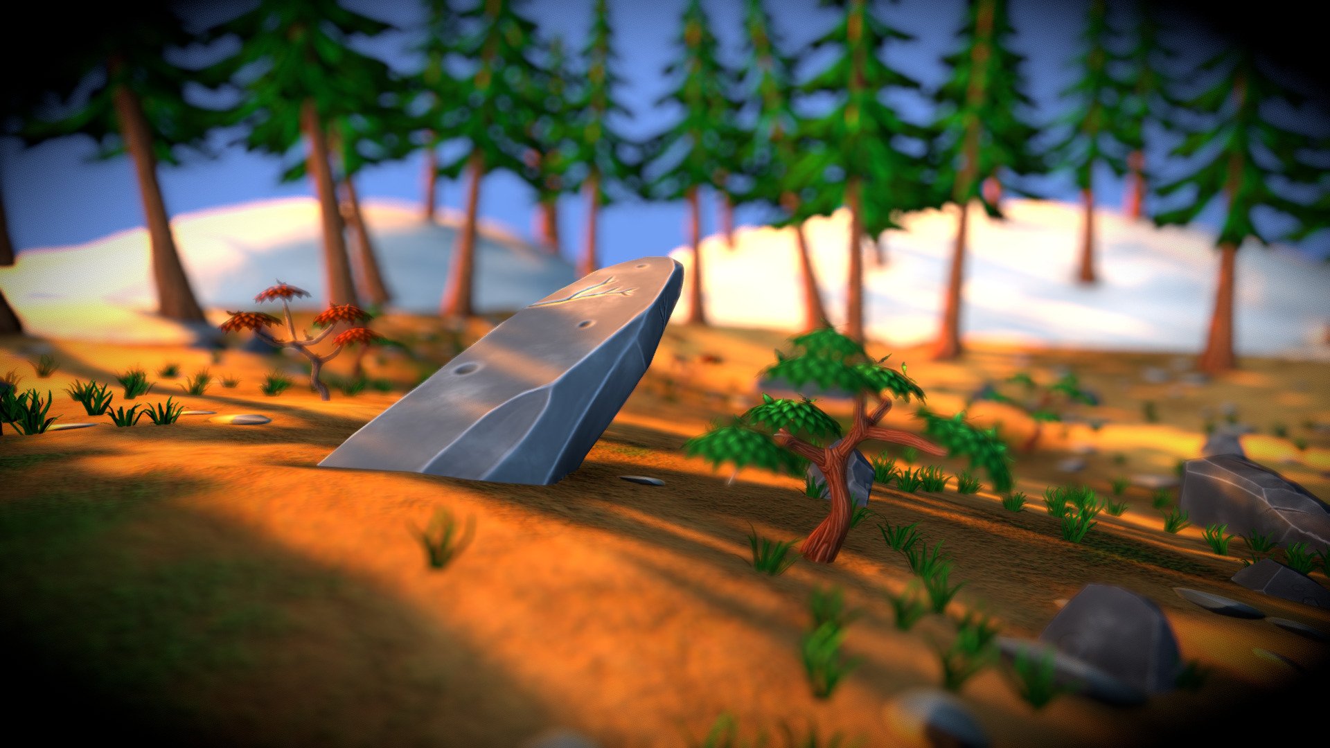 Forest Asset Pack - Buy Royalty Free 3D model by Neoanimator [f7bfd54 ...
