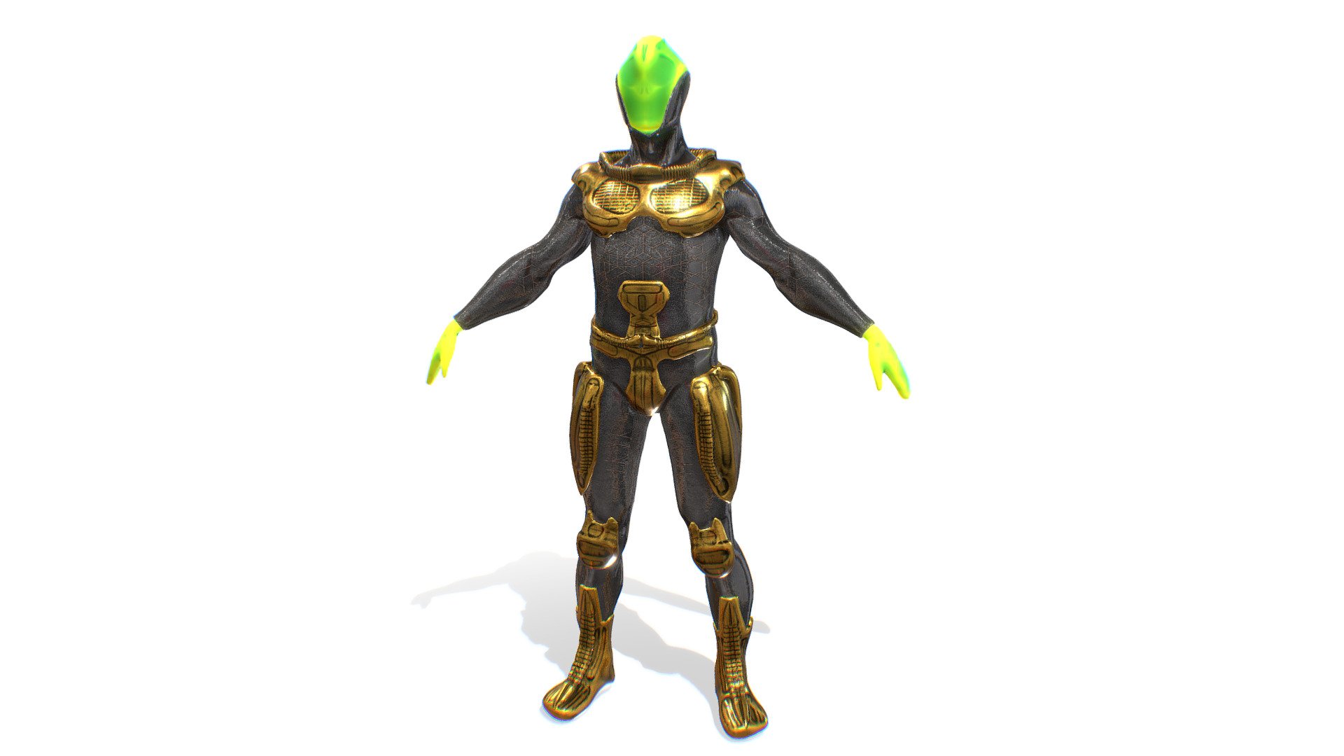 Alien God - Armor Clothing - Buy Royalty Free 3D model by Lucid Dreams ...