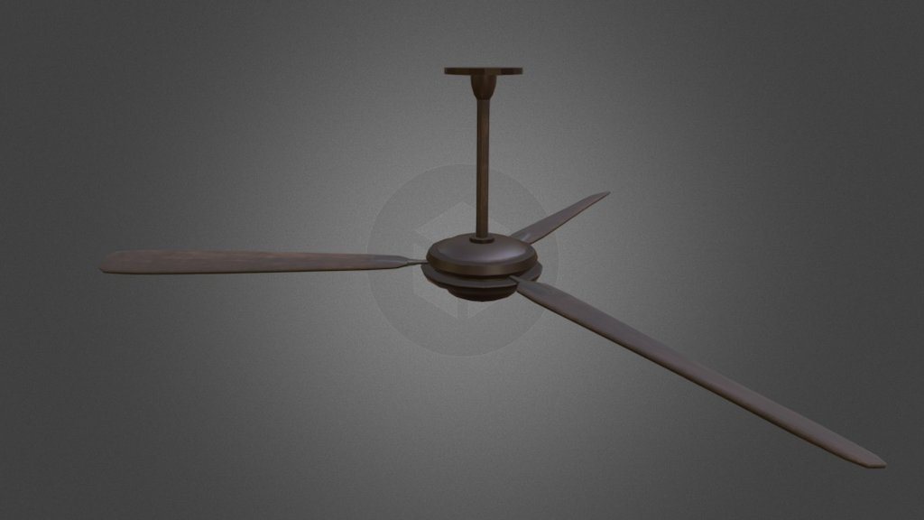 Ceiling Fan - 3D model by TopazDragon117 [f7c2335] - Sketchfab