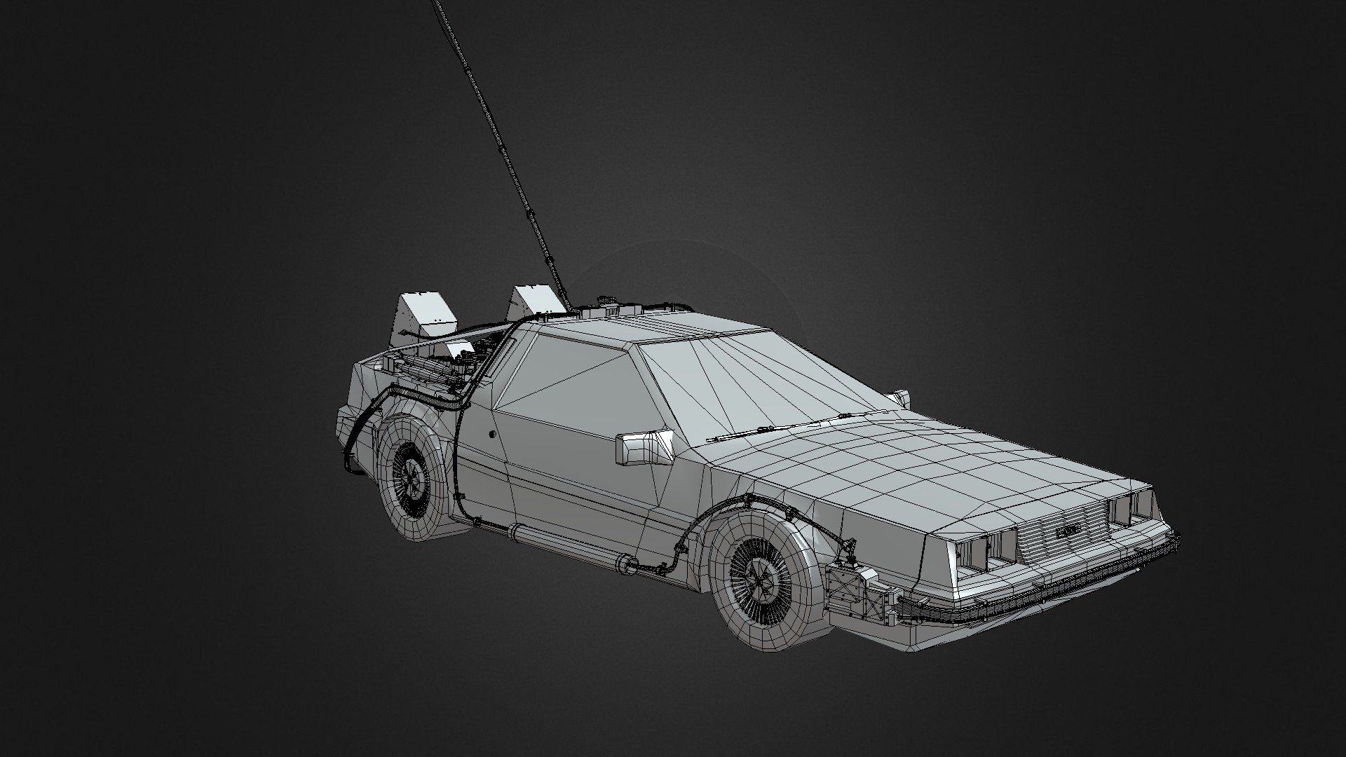 DMC DeLorean Time Machine - Back to the Future - Download Free 3D model ...