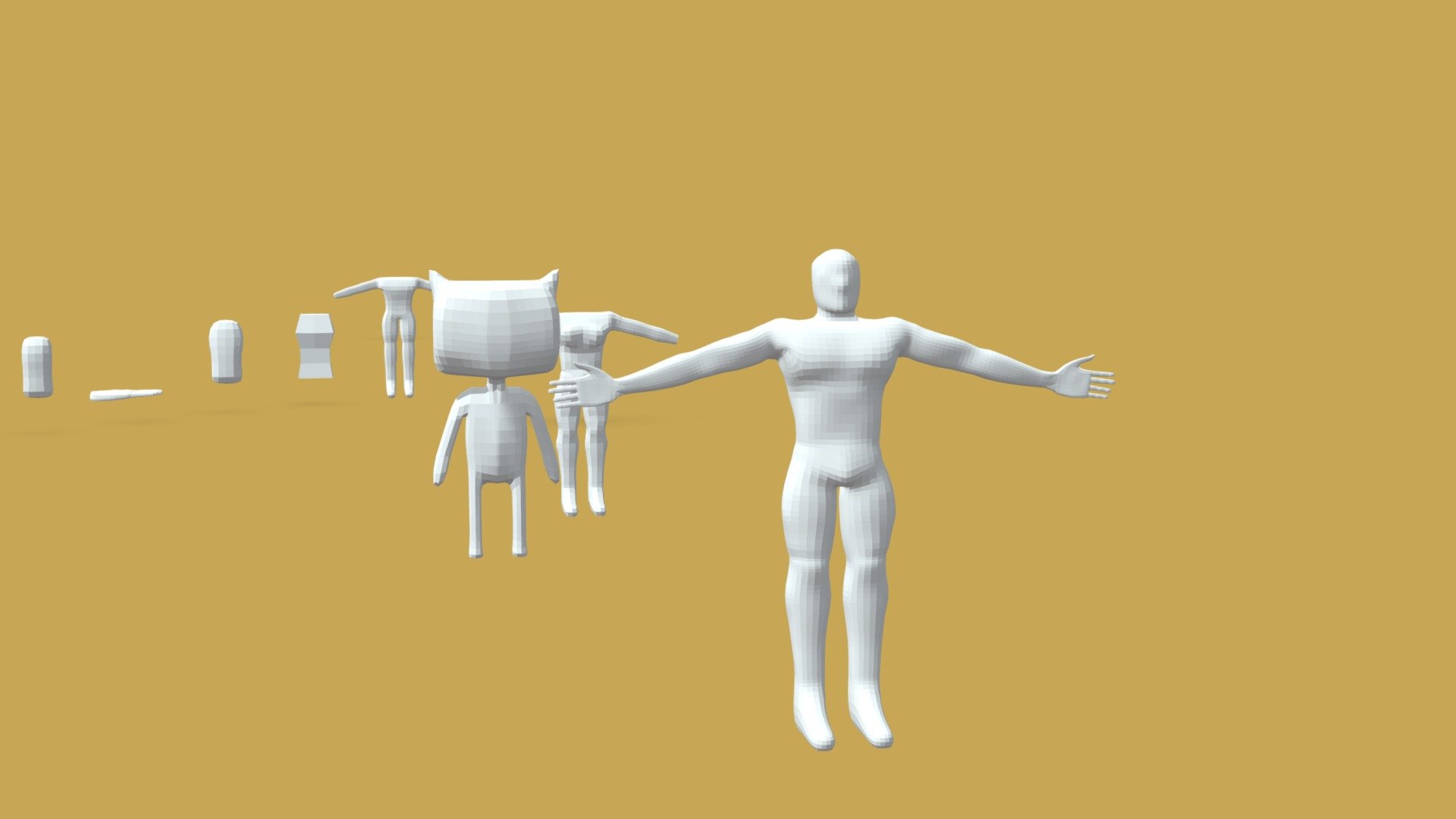 Base Meshes - 3D model by Jpqua [f7c4b11] - Sketchfab