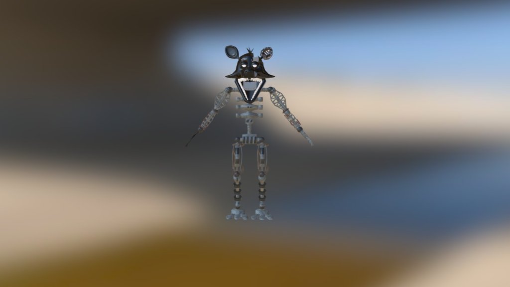 Burnt Foxy - Download Free 3D model by jayboe1123 [f7c57dd] - Sketchfab