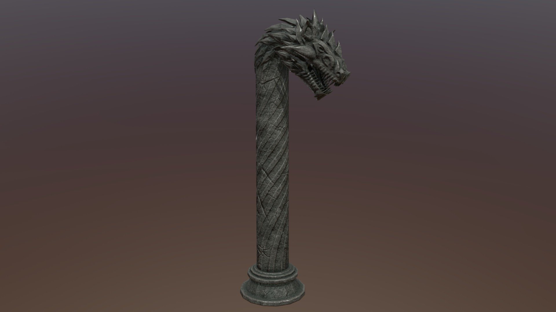 Dragon Column - 3D model by Sky_Hunter [f7c5f29] - Sketchfab