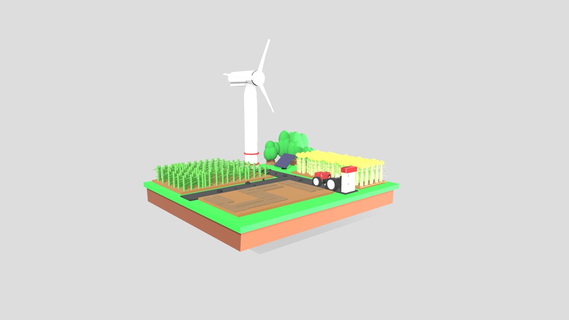Farm - Download Free 3D model by Lightjamster [f7c635d] - Sketchfab