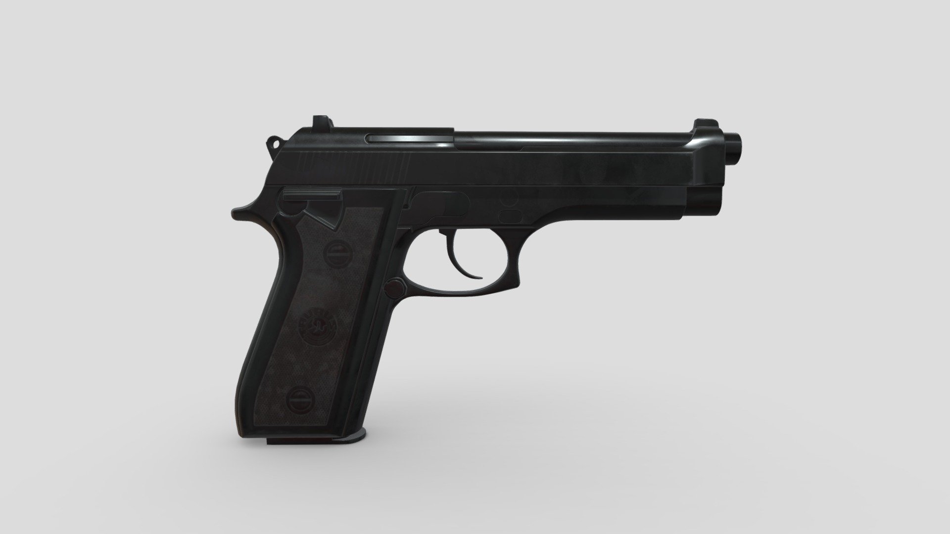 Taurus PT92 Low Poly - FBX - 3D model by Rutas (@Suandoa) [f7c6b8c] - Sketchfab