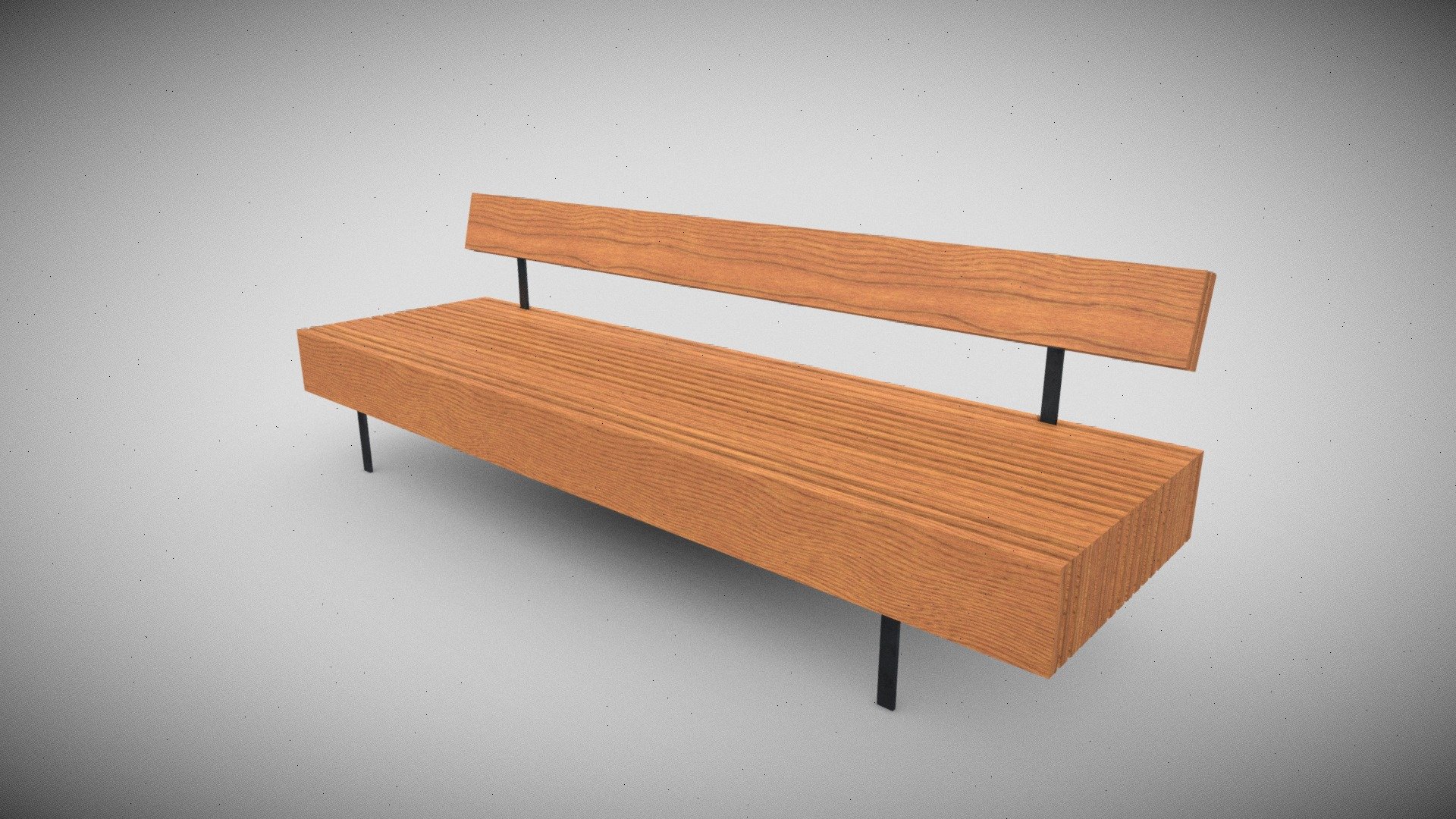 Bench - Download Free 3D model by JanStano [f7c8353] - Sketchfab