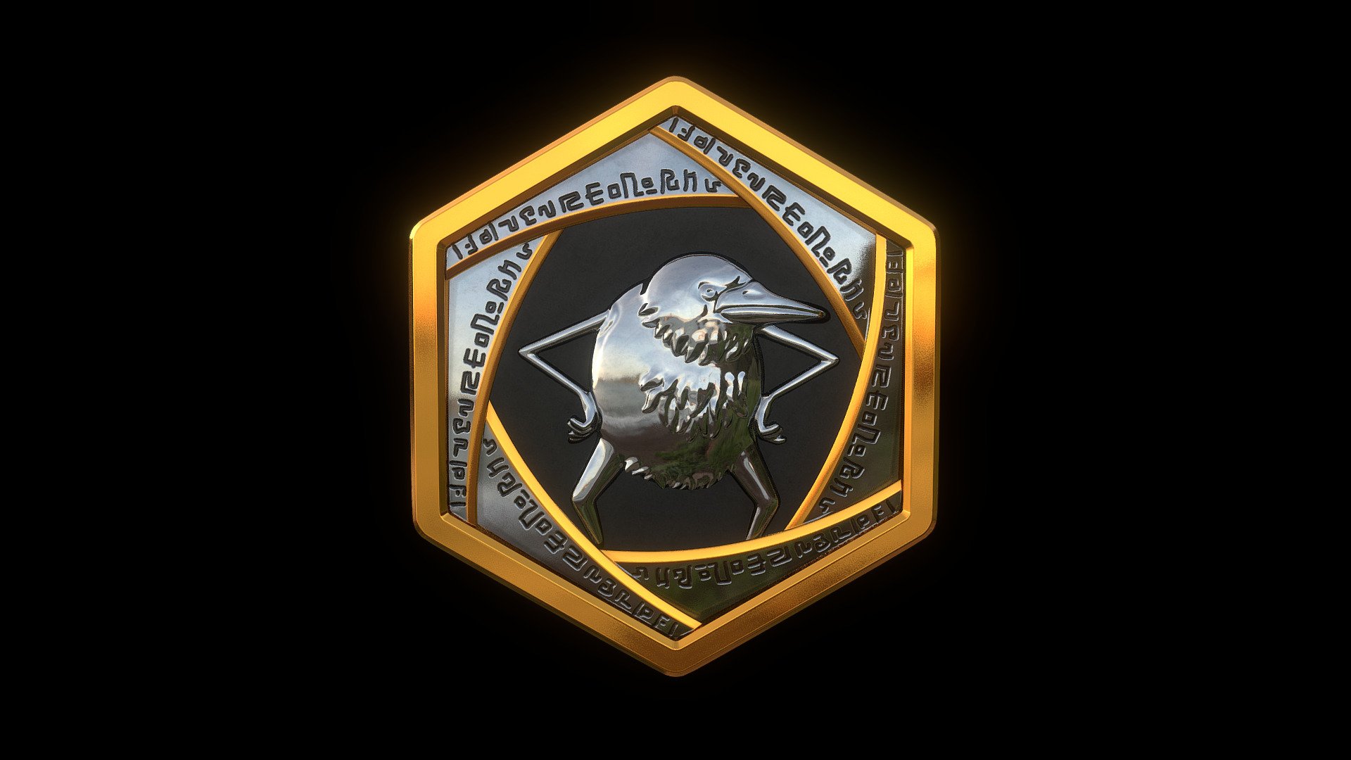 Badge 4 Final - 3D model by totem3d [f7c8393] - Sketchfab