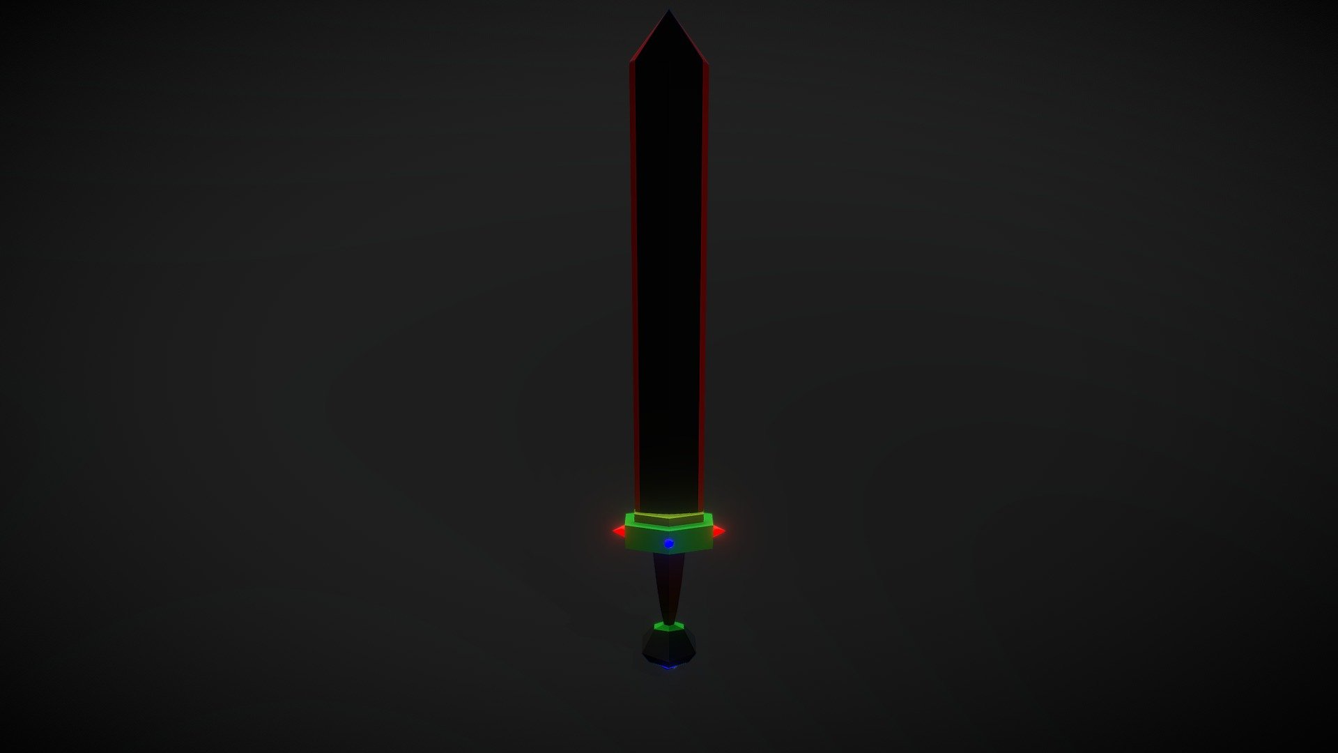 Sword Low Poly - 3D model by dawik158 [f7c8921] - Sketchfab