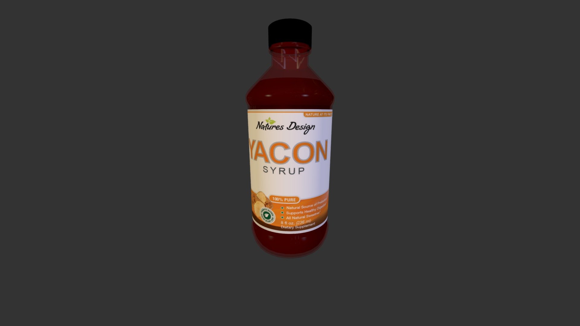 Yakon Syrup - 3D model by timgriffiths3d [f7c91ed] - Sketchfab
