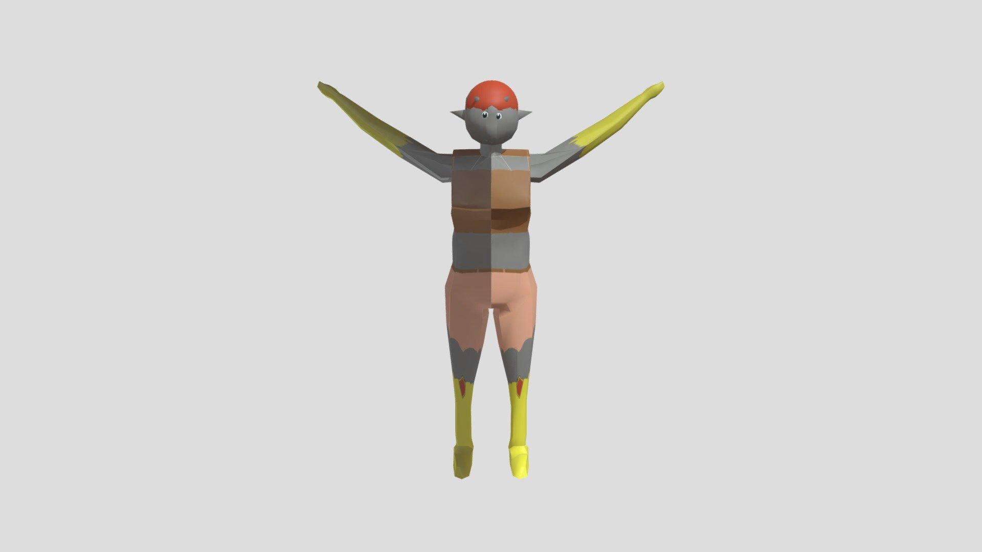 Final Character Model - 3D model by TheHudsonS [f7c93f0] - Sketchfab