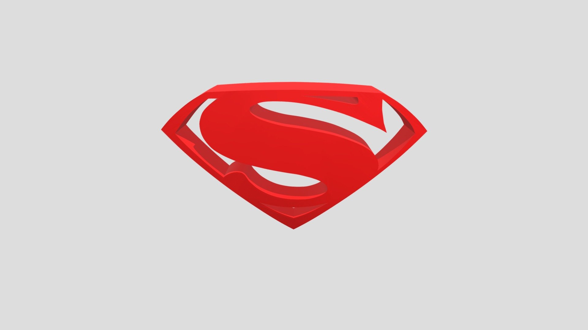 Logo Superman - Download Free 3D model by Deaconator Skywalker ...