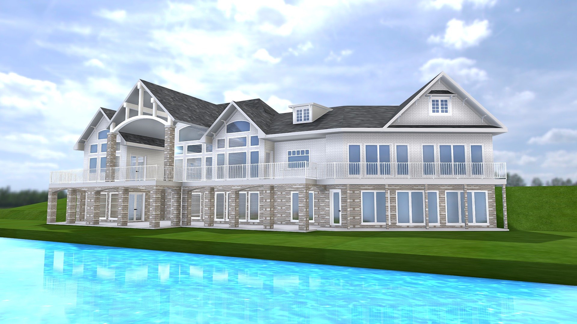 Simchon - 360 spin model of 3D house - 3D model by Render3DQuick ...