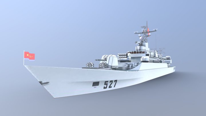 Frigate 3D models - Sketchfab