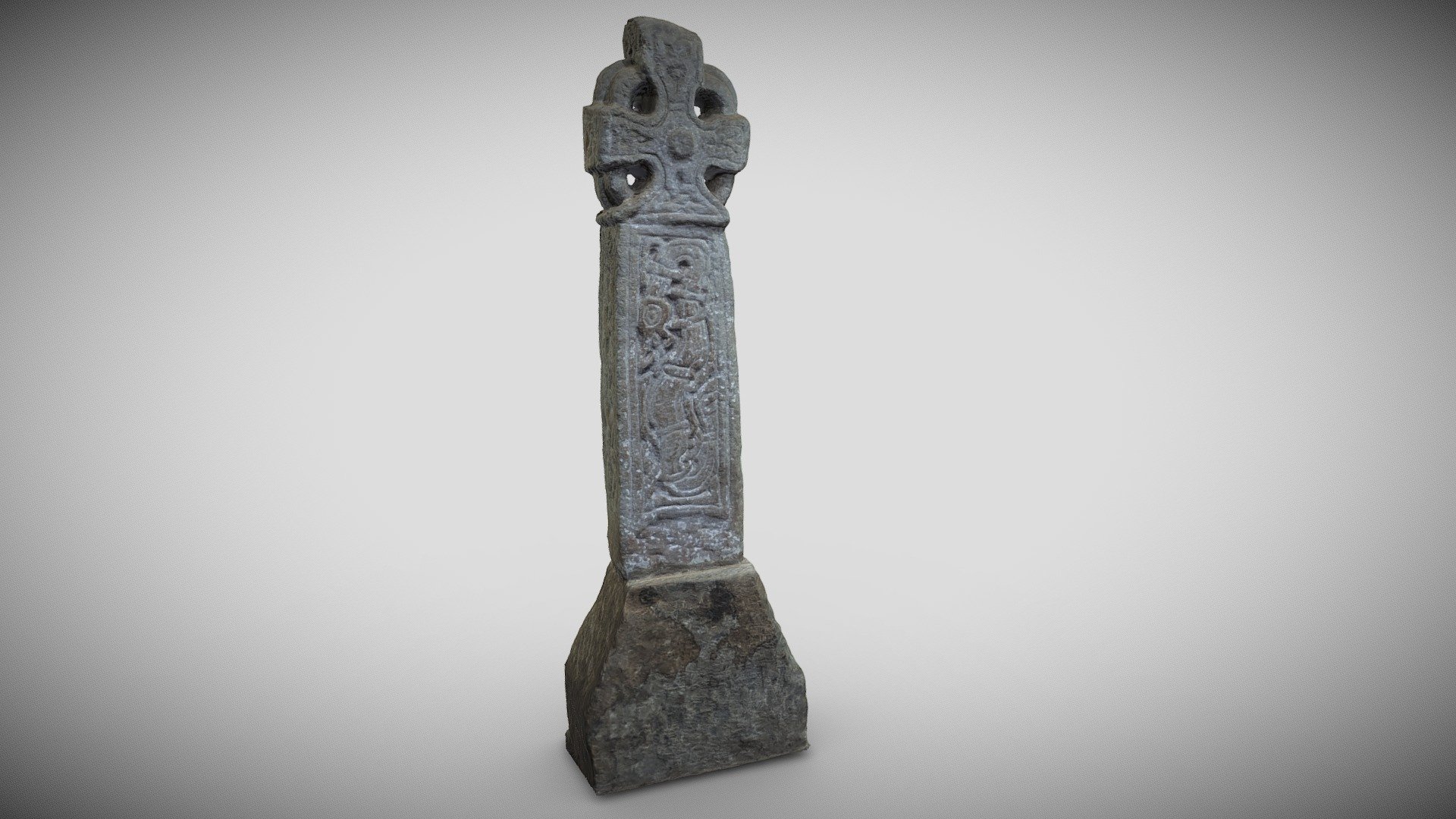 Anglo-Scandinavian Cross, Middleton, Yorkshire - Buy Royalty Free 3D ...