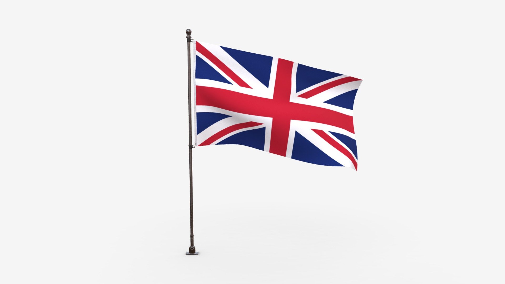 Outdoor flagpole kit 03 - Buy Royalty Free 3D model by HQ3DMOD ...