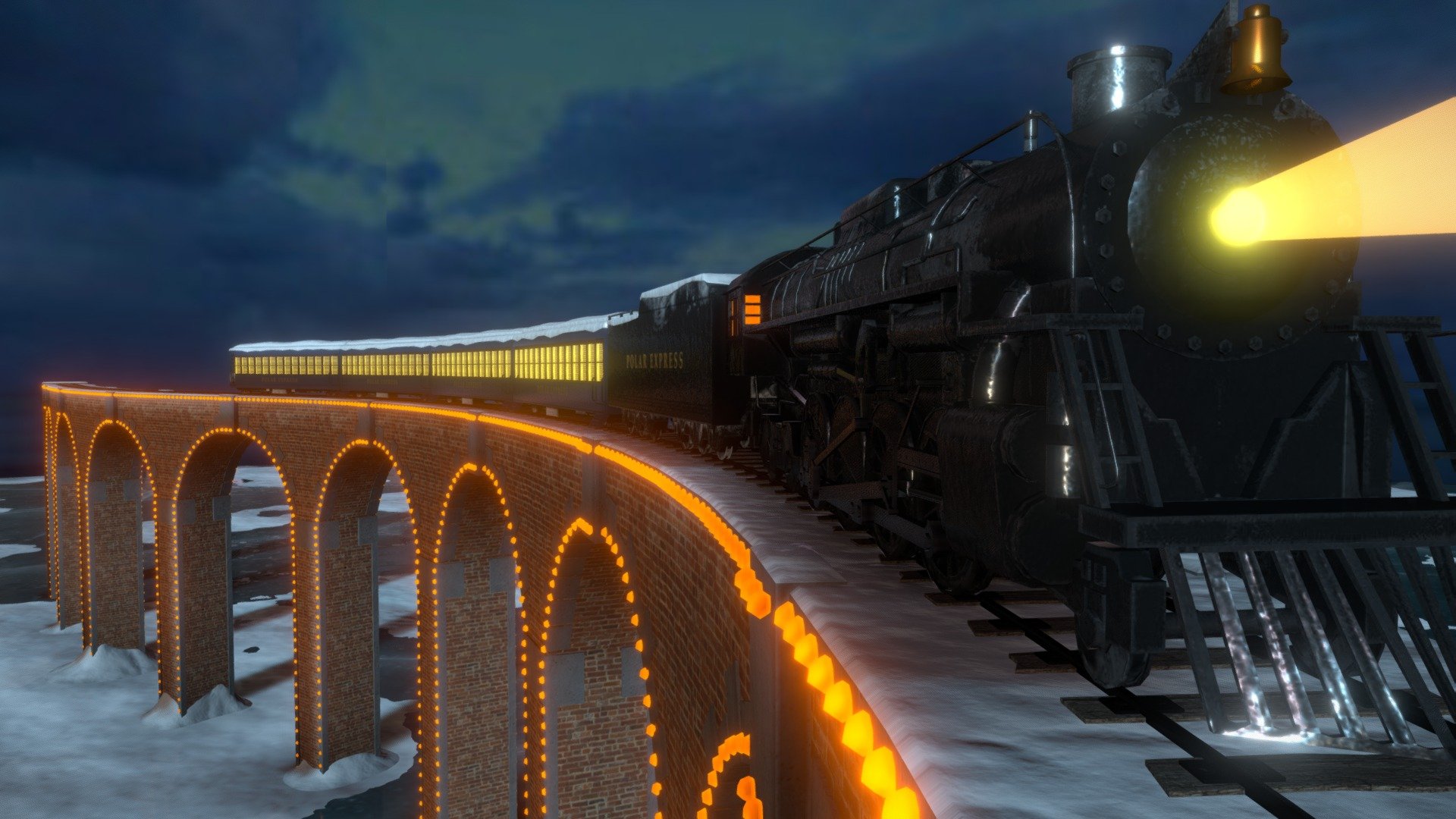 The Polar Express - 3D model by Arthalis [f7cefc1] - Sketchfab