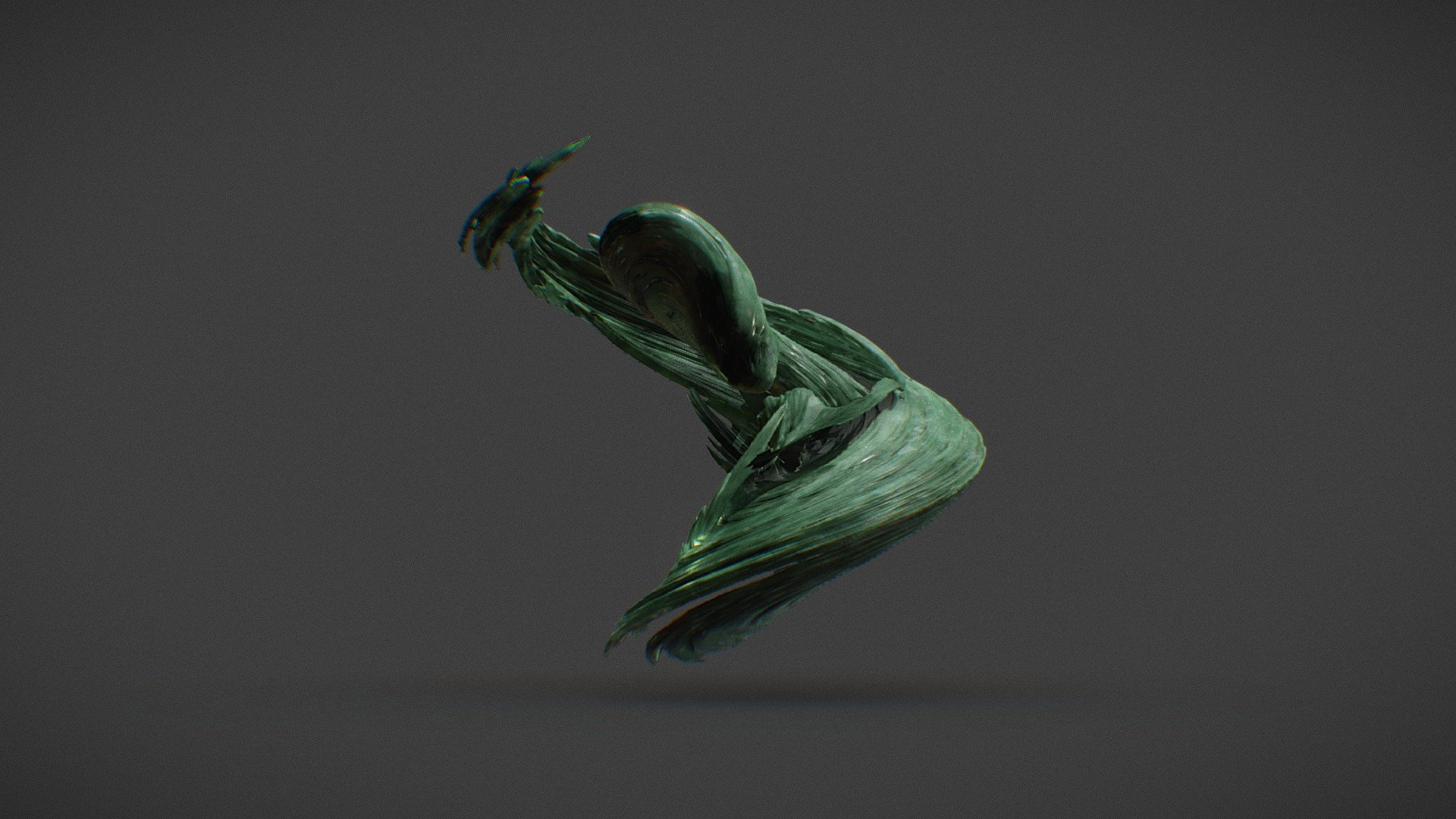 Futuristic jade statue - Download Free 3D model by Gallex Industries ...