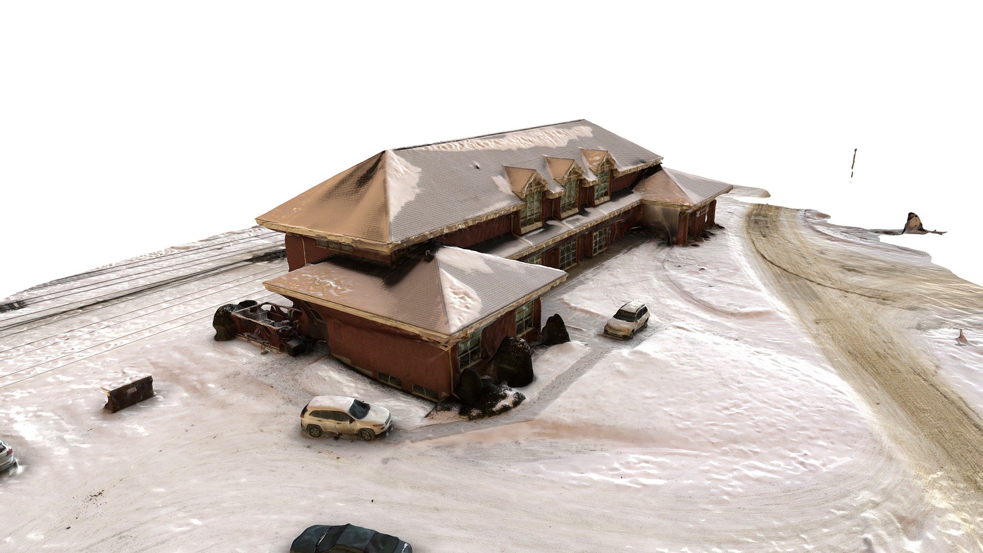 Englehart Station - 3D model by Ryan Pelletier (@rpelletier) [f7d55b9 ...