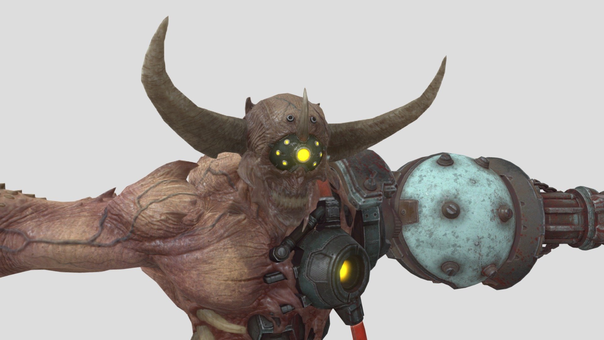 Doom Hunter - Download Free 3D model by irons3th [f7d74e1] - Sketchfab