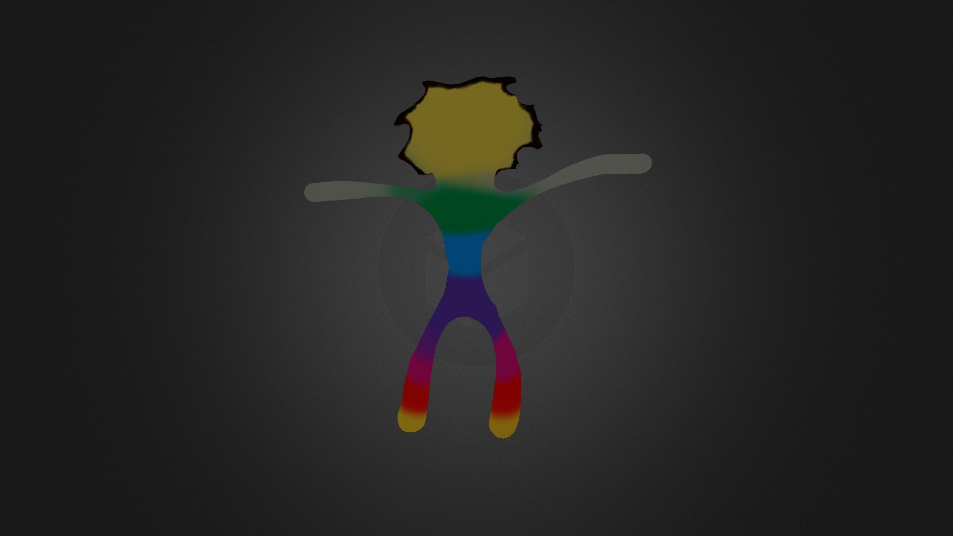 rainbow boy - 3D model by leopoly [f7d8646] - Sketchfab