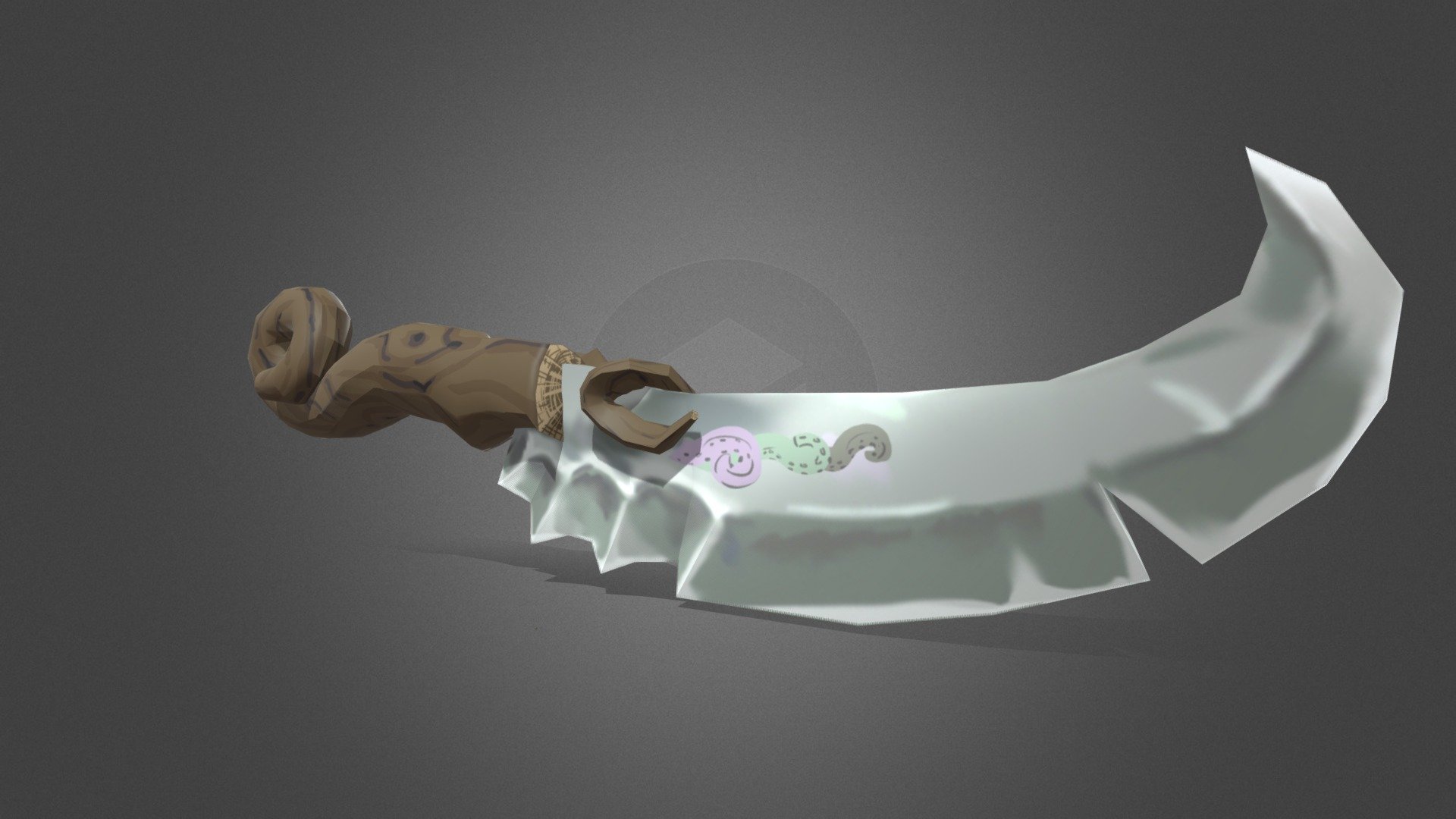 WOW RPG Inspired Pirate's Dagger - 3D model by adec1122 [f7dacb4 ...