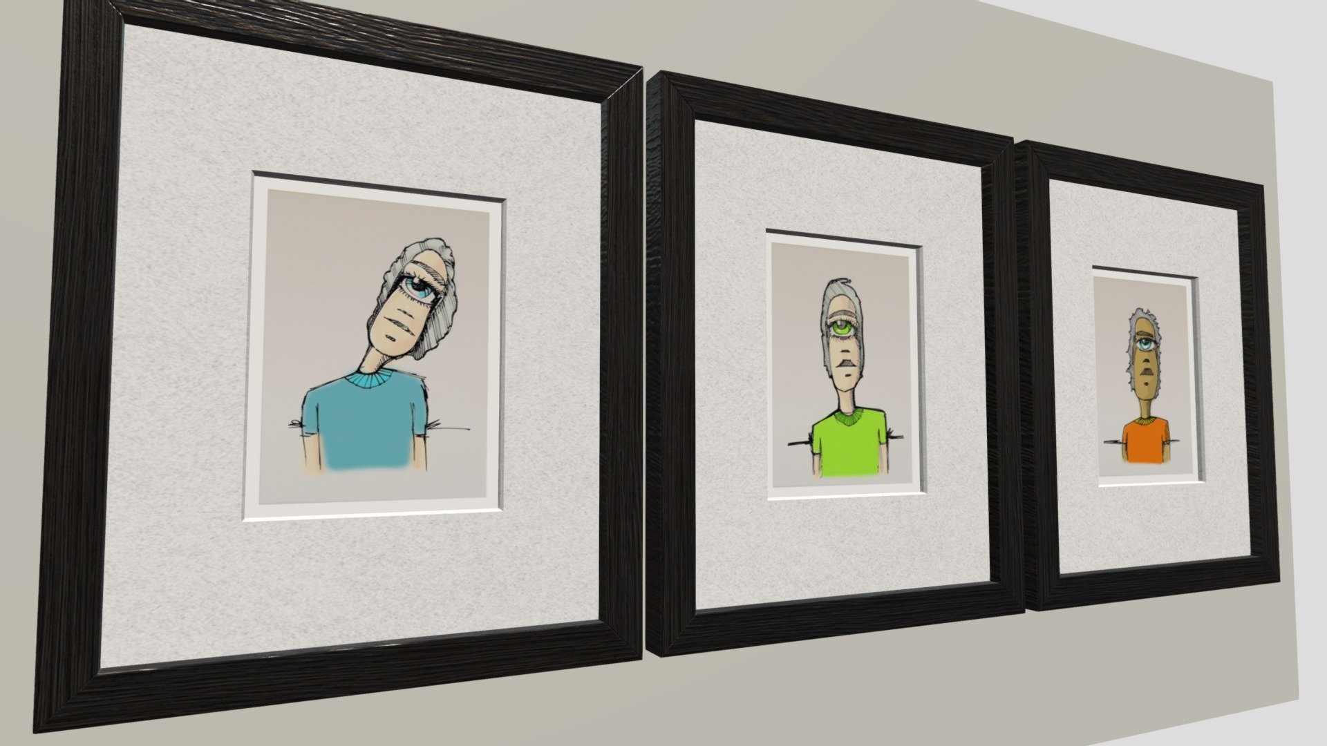 3 Frame Set - 3D model by Tribalhouse 3D (@adrianapple71) [f7daeae ...