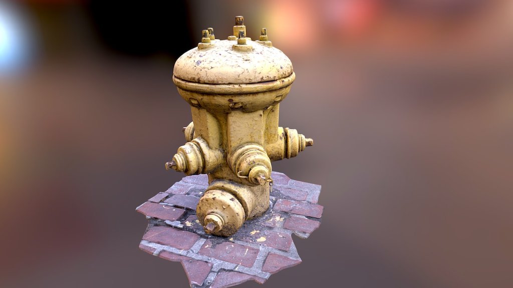 Yellow Hydrant - The Corey - 3D model by Gabriel Maung (@gmaung ...