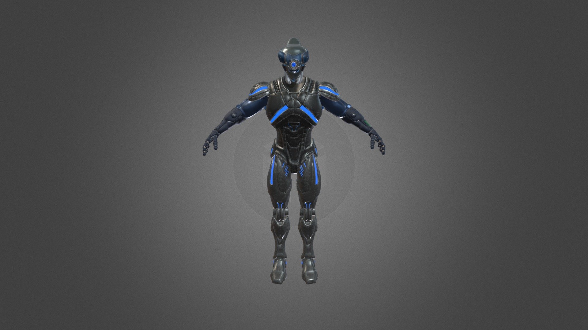 Robo Model 403 Alienoid - 3D model by REDU3DTeam [f7dc33b] - Sketchfab