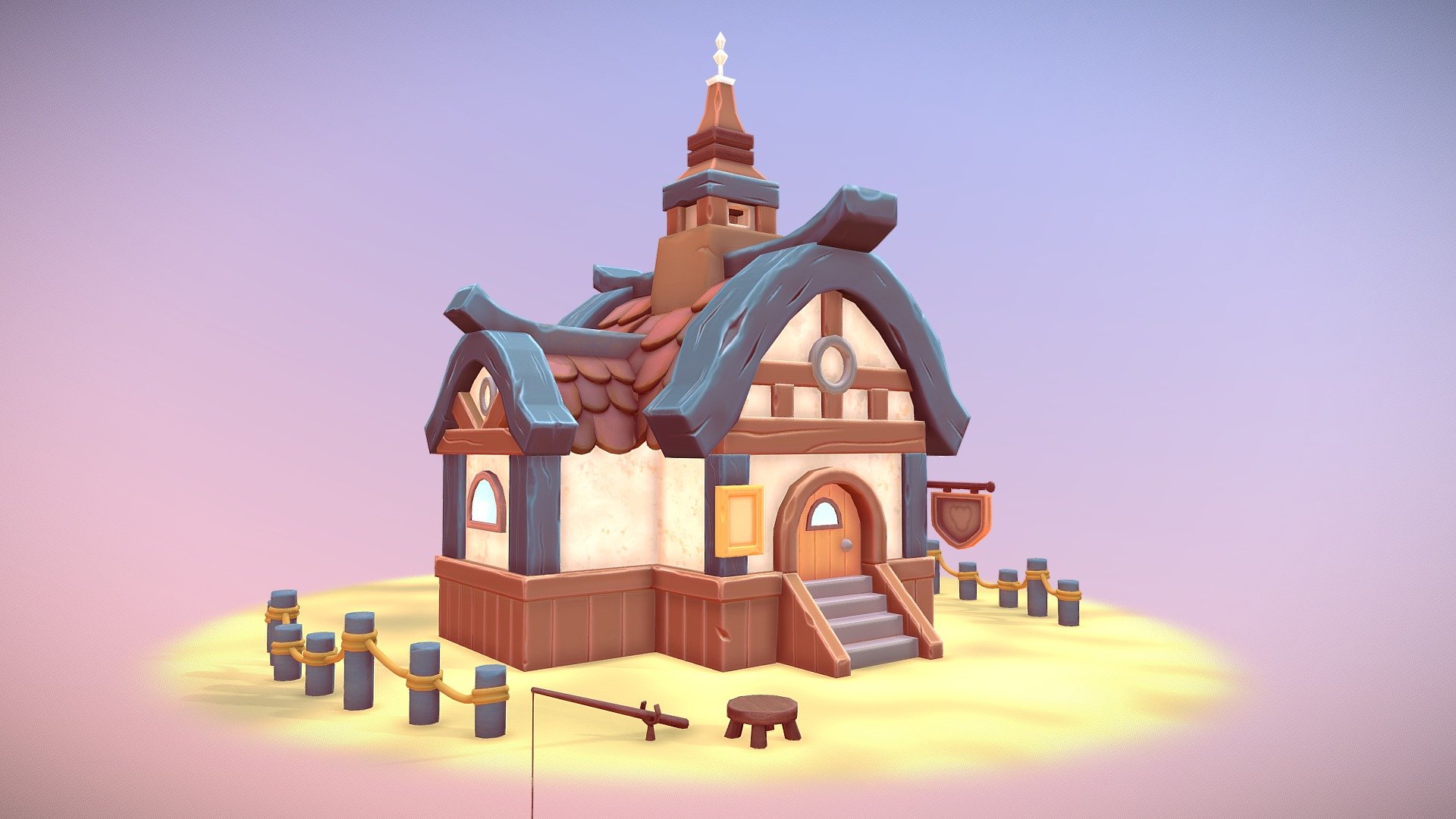 Fox House - 3D model by raetendo [f7dc367] - Sketchfab