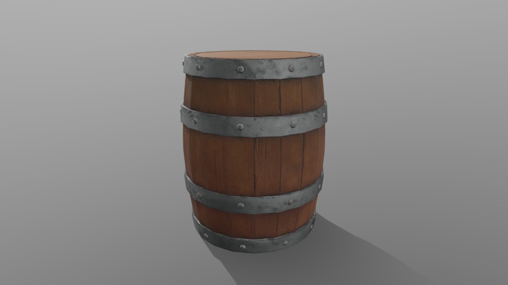 Wooden Wine Barrel - Download Free 3D model by raymondrdorollo [f7dec5b ...