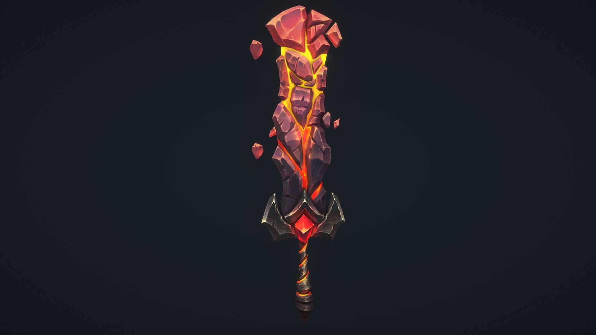 Molten Greatsword - 3D model by Aleksandar Lepojevic (@djanki) [f7dee45 ...
