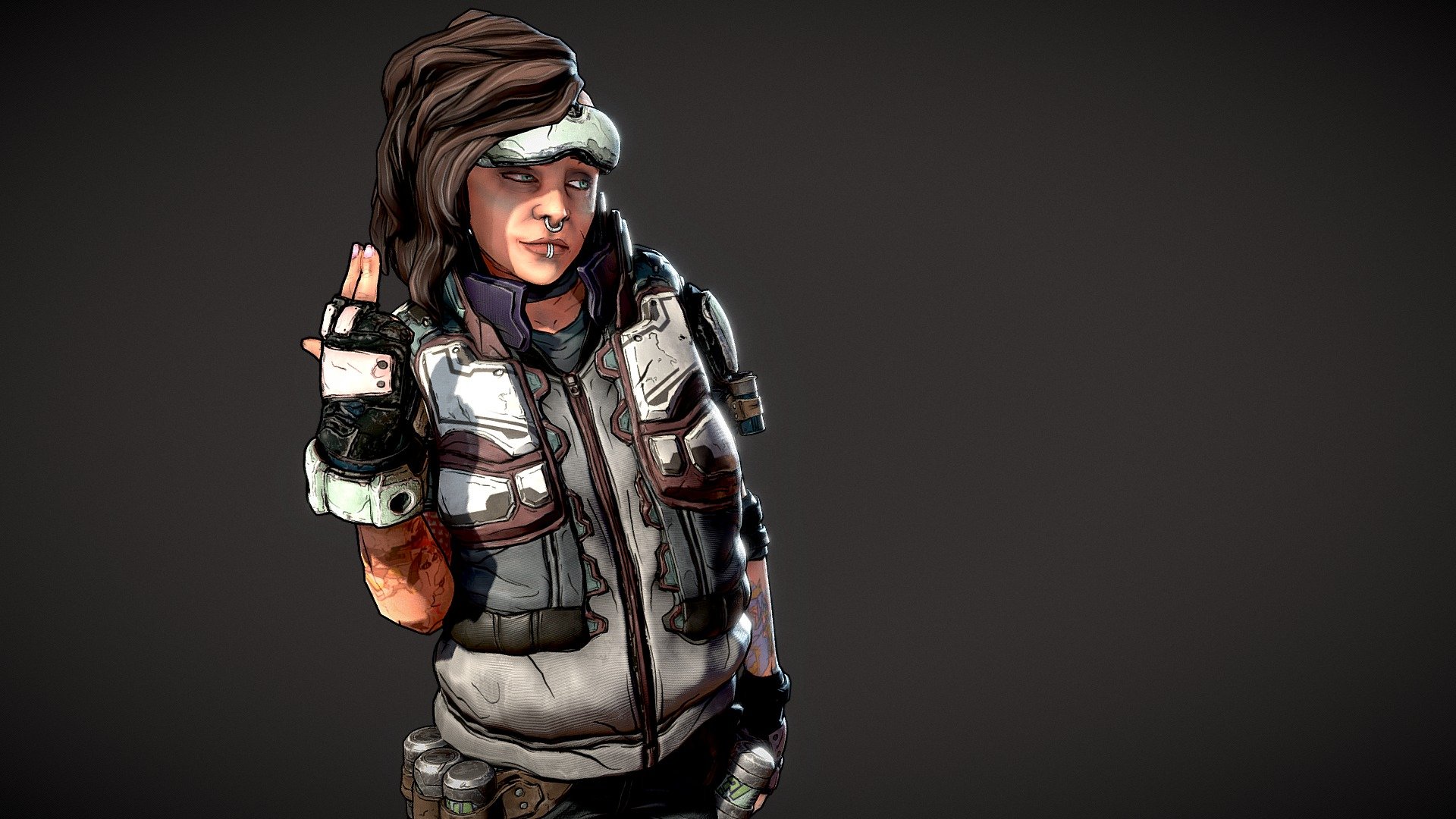 Rahab (The Ordnance Punk) Character Final Model - 3D model by ...