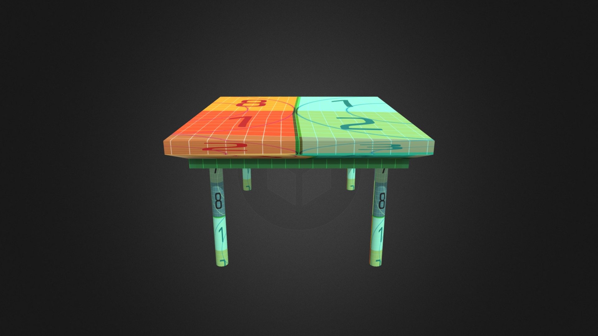 Table UV - Download Free 3D model by Erek Watson (@watsonee) [f7e3477 ...