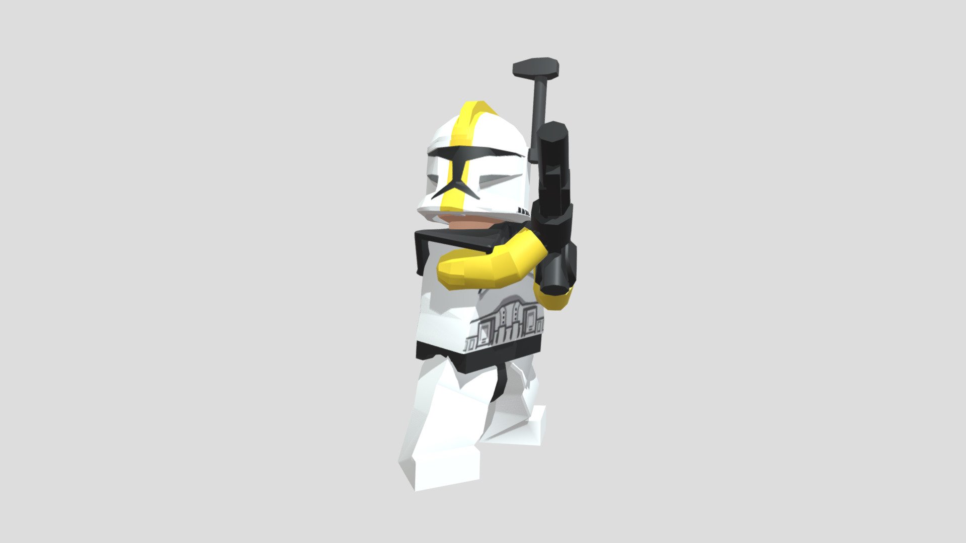 Lego Star Wars III: Commander Bly - Download Free 3D model by 42manako ...