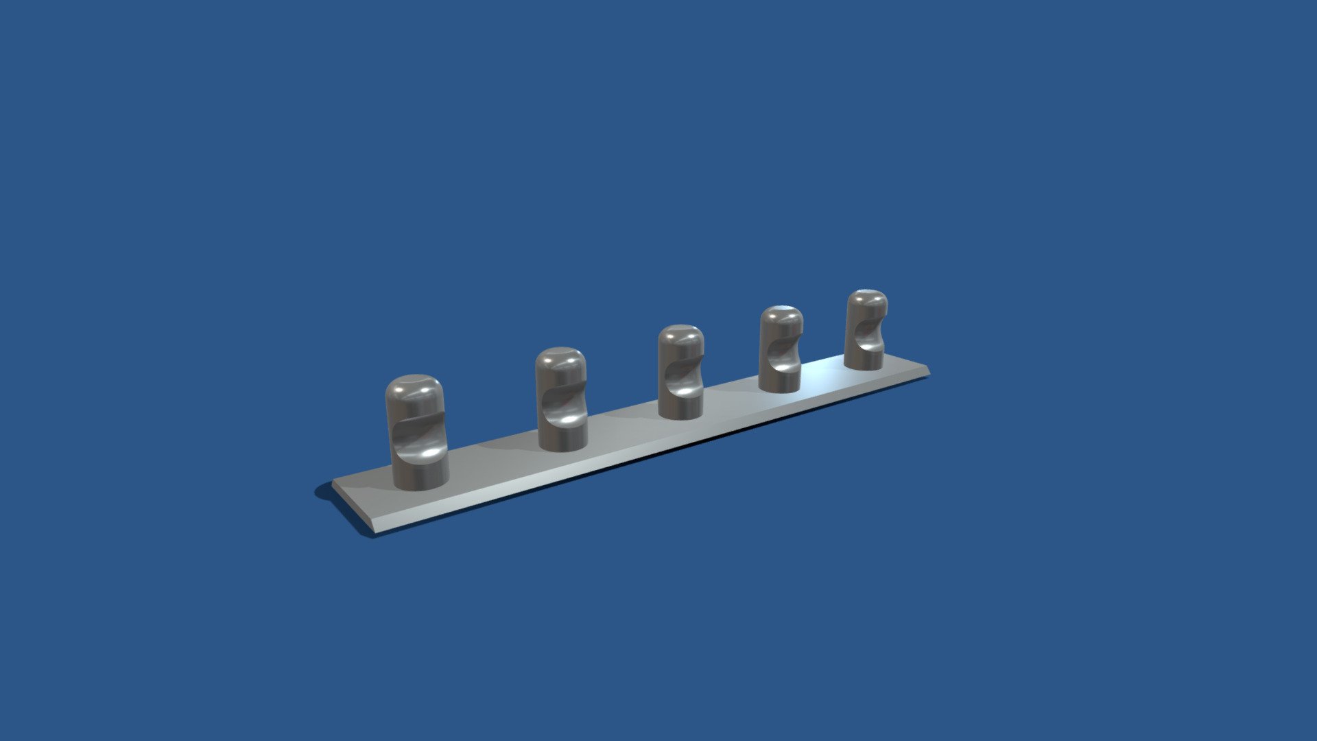 Key Chain Holder Rail - Download Free 3D model by wintees [f7e3c62 ...