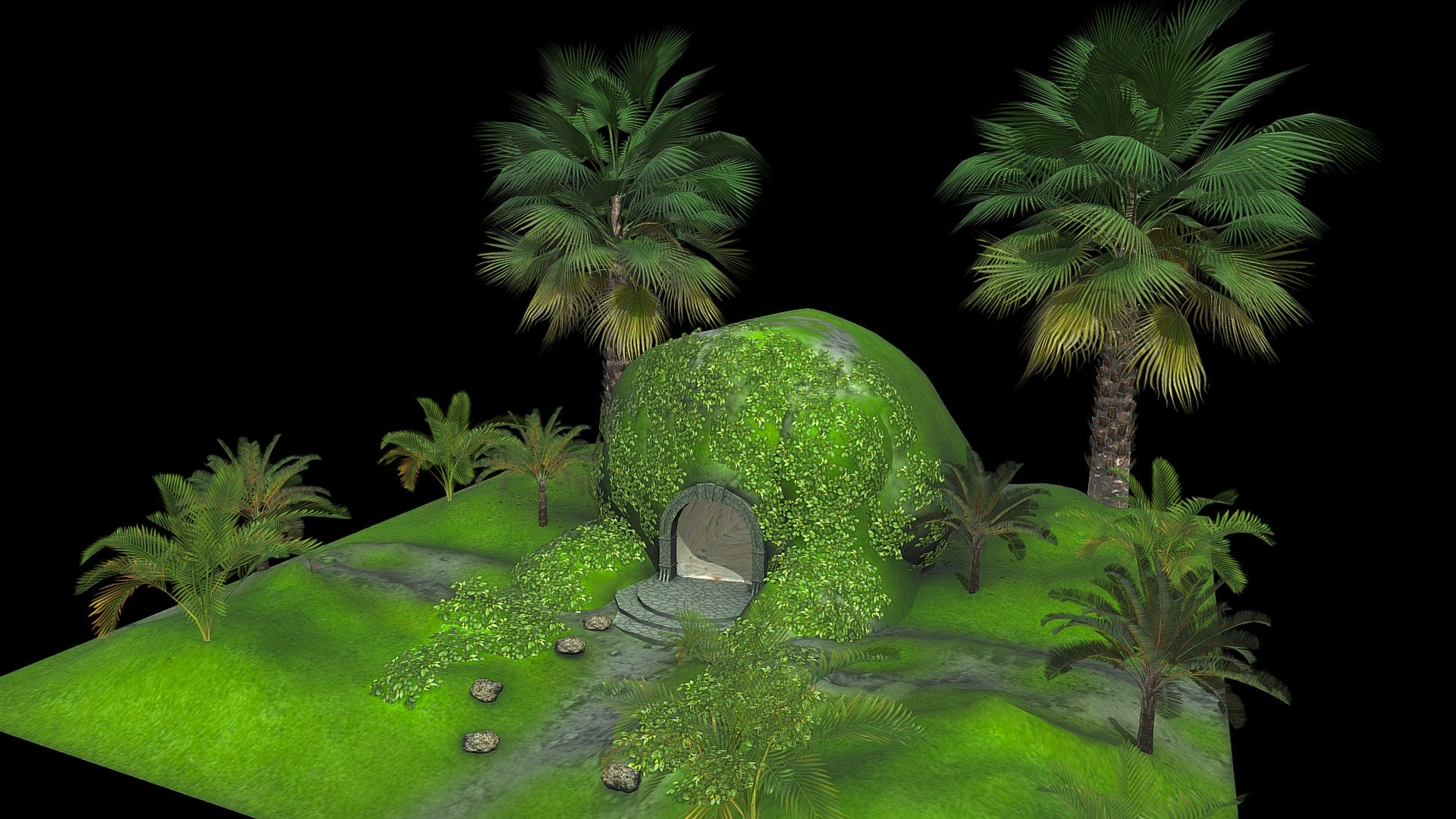 Cave Entrance - 3D model by DM-Assets (@DM-Ass) [f7e3d66] - Sketchfab