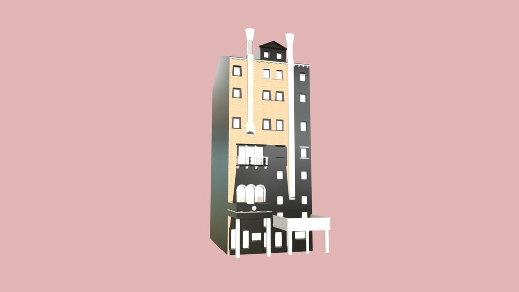 San Rocco Building in Venice: texture test - 3D model by yvonnebialek ...